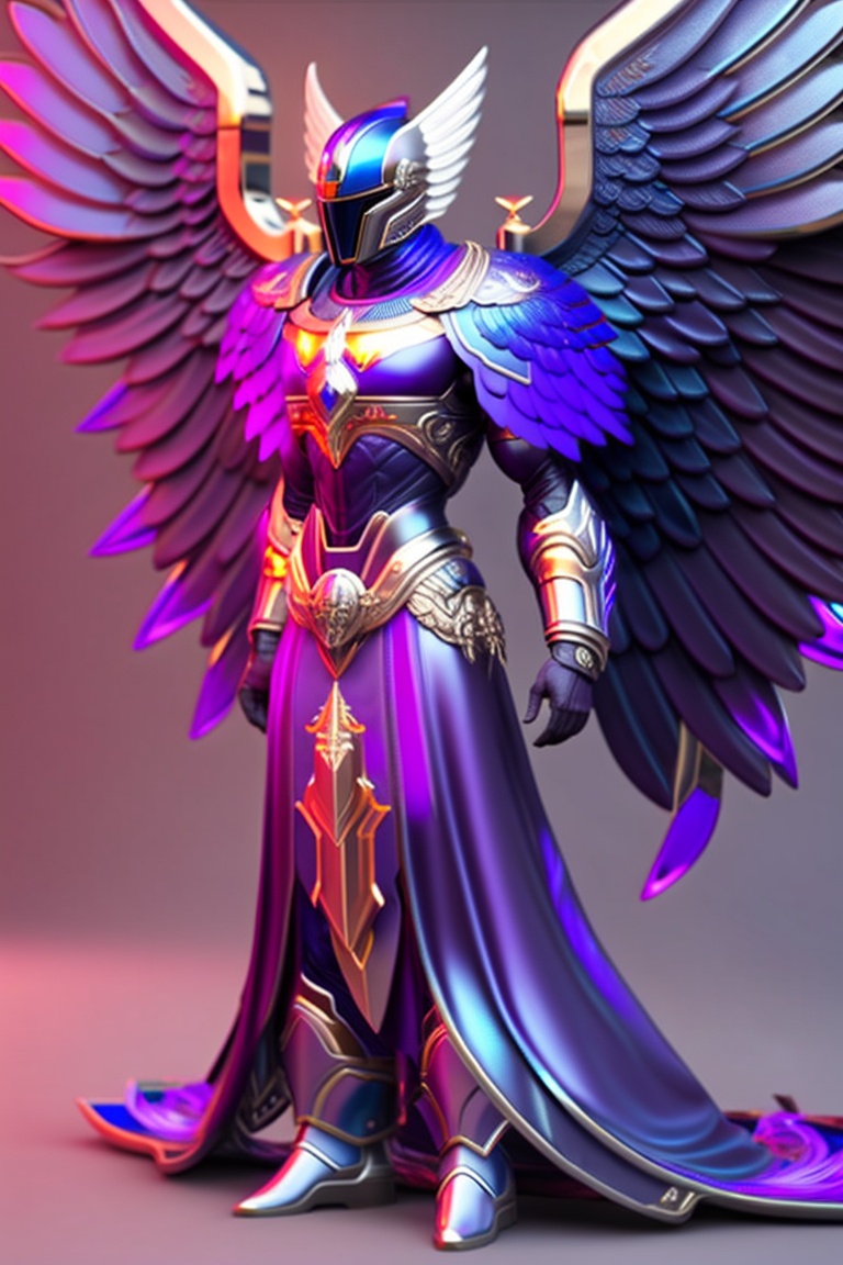 Lexica - A photo of 8k ultra realistic archangel with 6 wings, full ...