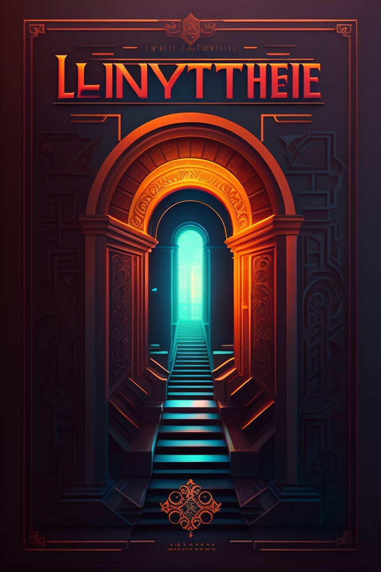 Lexica - Cover: Mysterious labyrinth symbolizes complex secrets. Dark ...