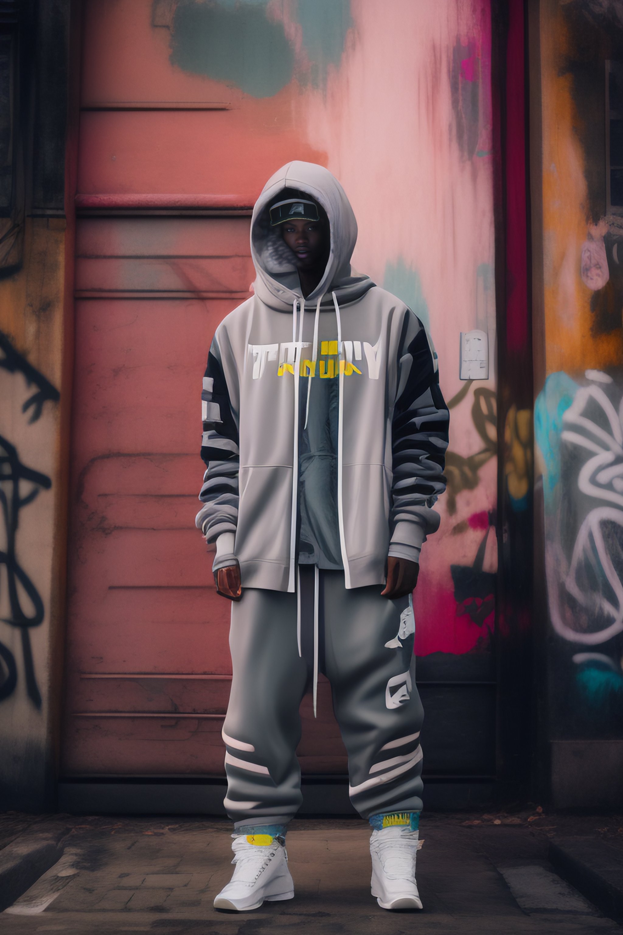 Lexica - Eerie extra-terrestrial alien monster in streetwear futuristic ...