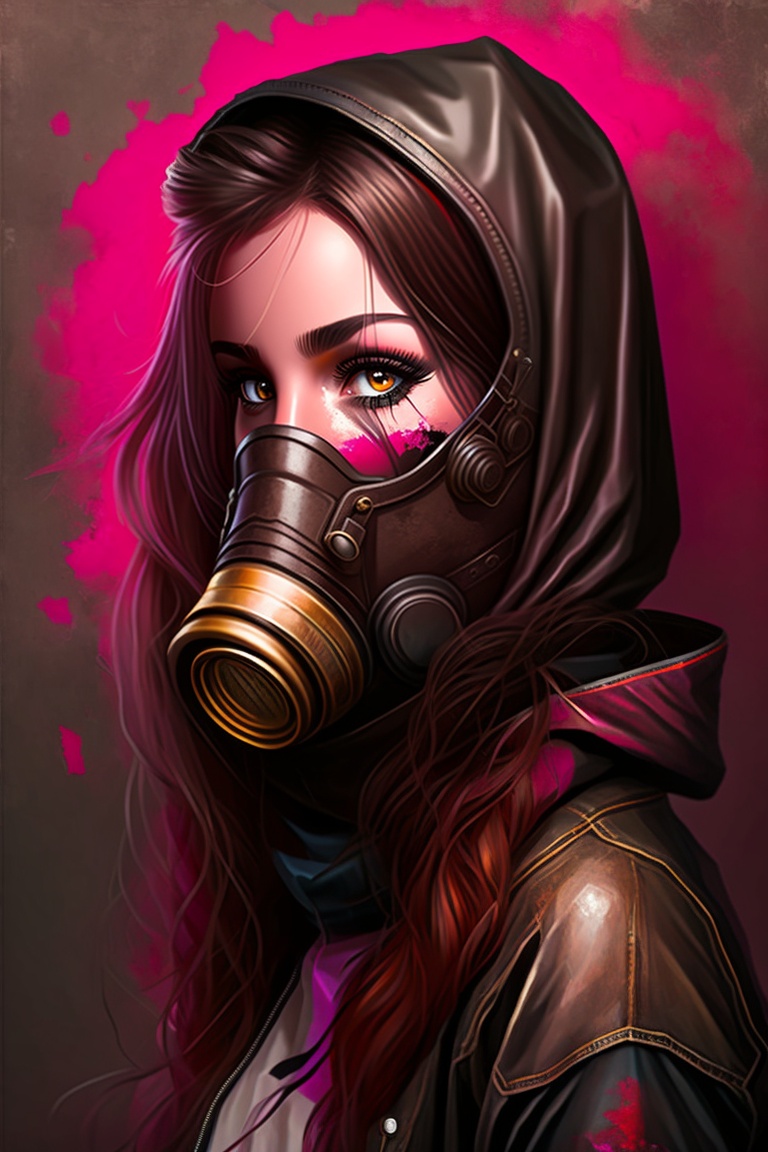 Lexica - Gas mask toxic, front face, Highly detailed portrait of a ...