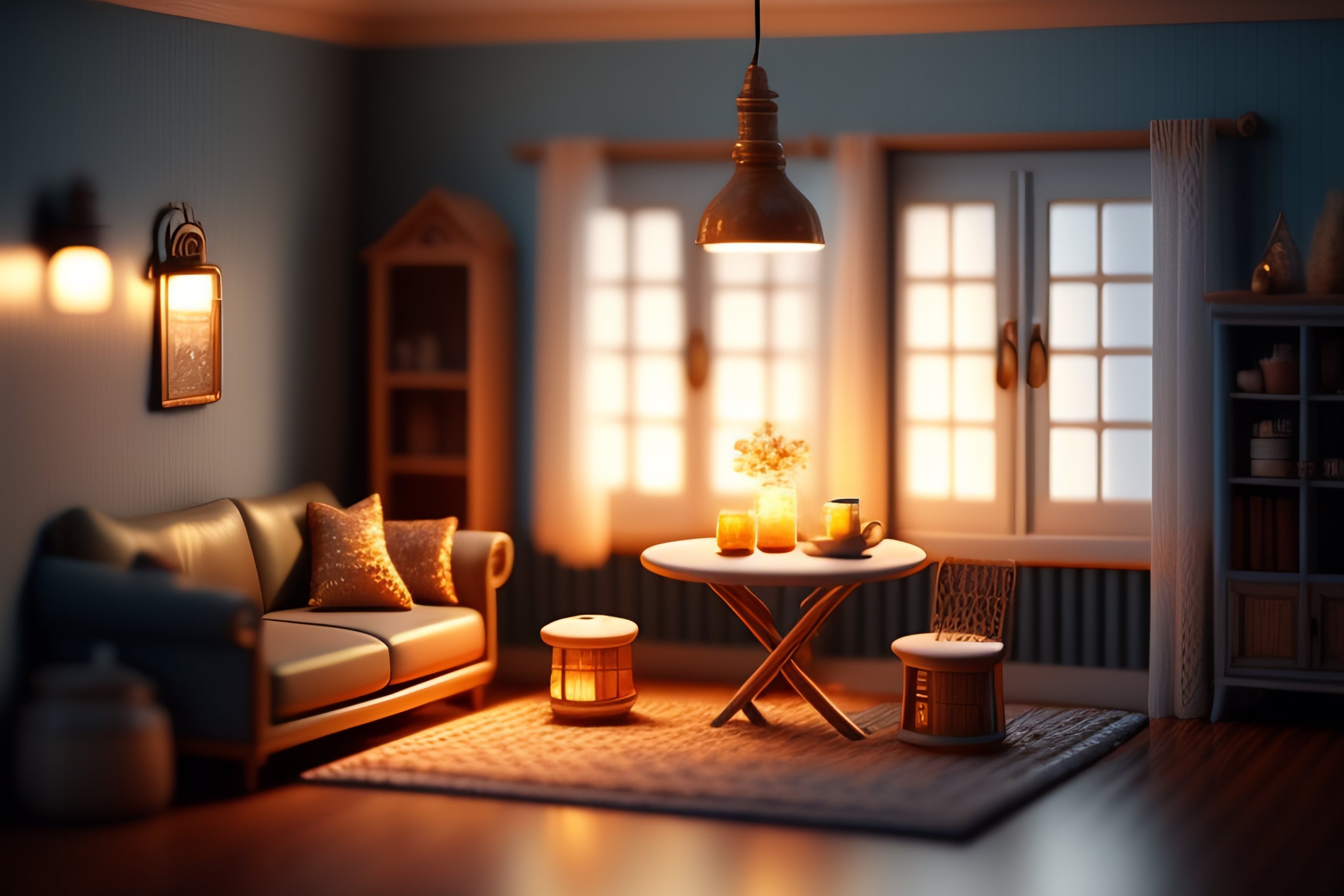 Lexica - Vintage, cozy interior lighting, artstation, ultra detailed ...
