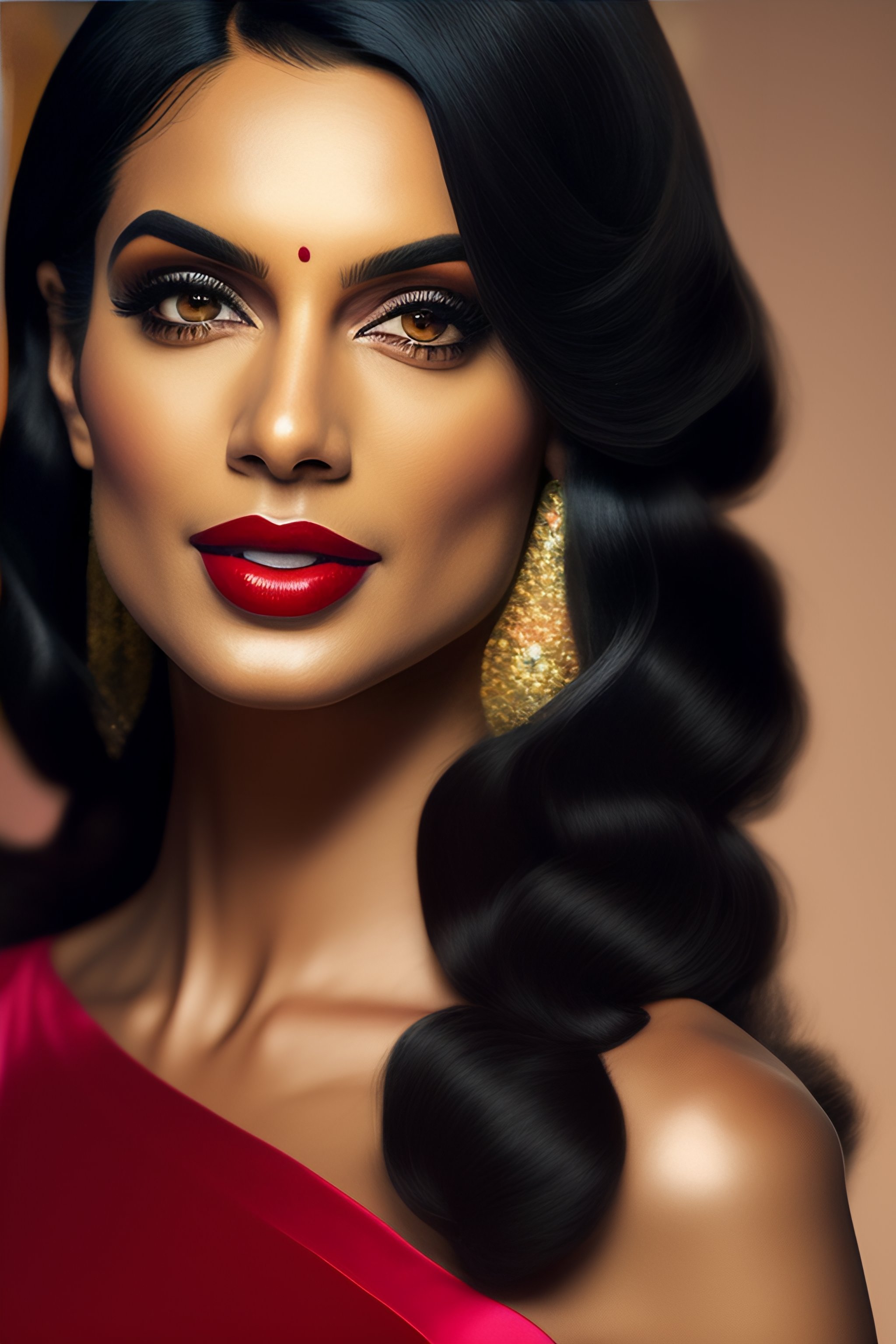 Lexica - Anglo-Indian woman in mid 30s, straight black hair, twin ...