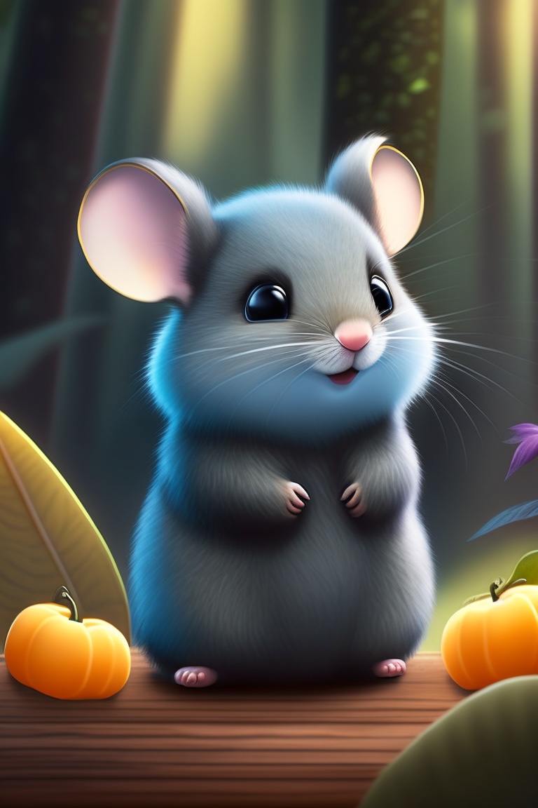 Lexica - In a dark and spooky forest, a tiny mouse named Milo lived in ...