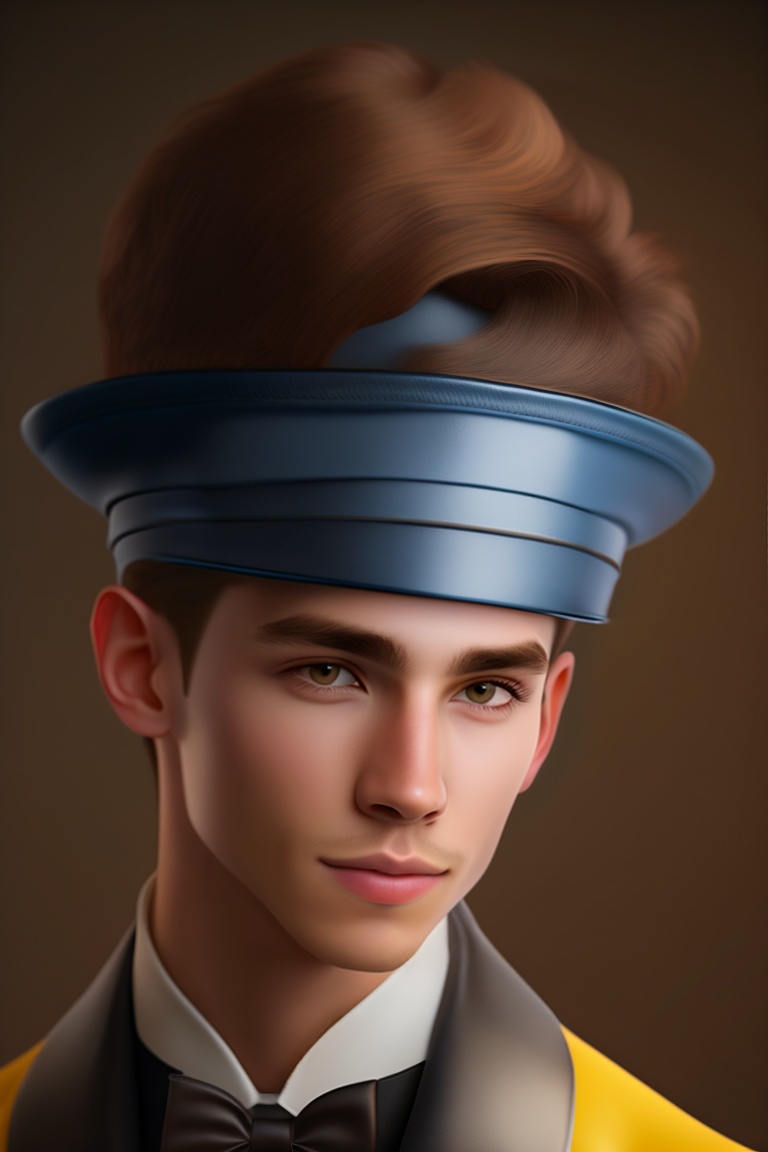 Lexica - Young handsome boy, professor,age 25 years old