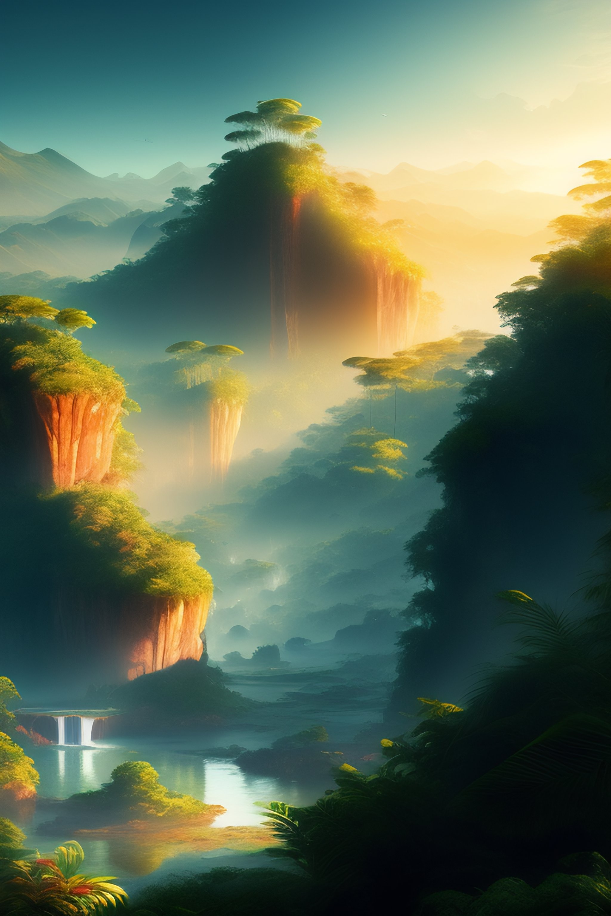 Lexica - Landscape jungle