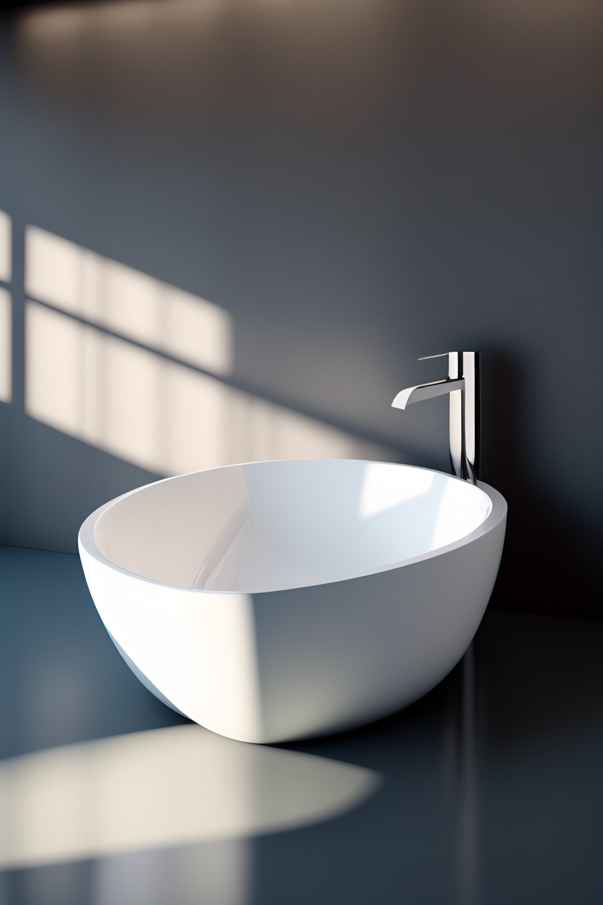 Lexica - A small white minimalist square bathtub with asymmetric ...