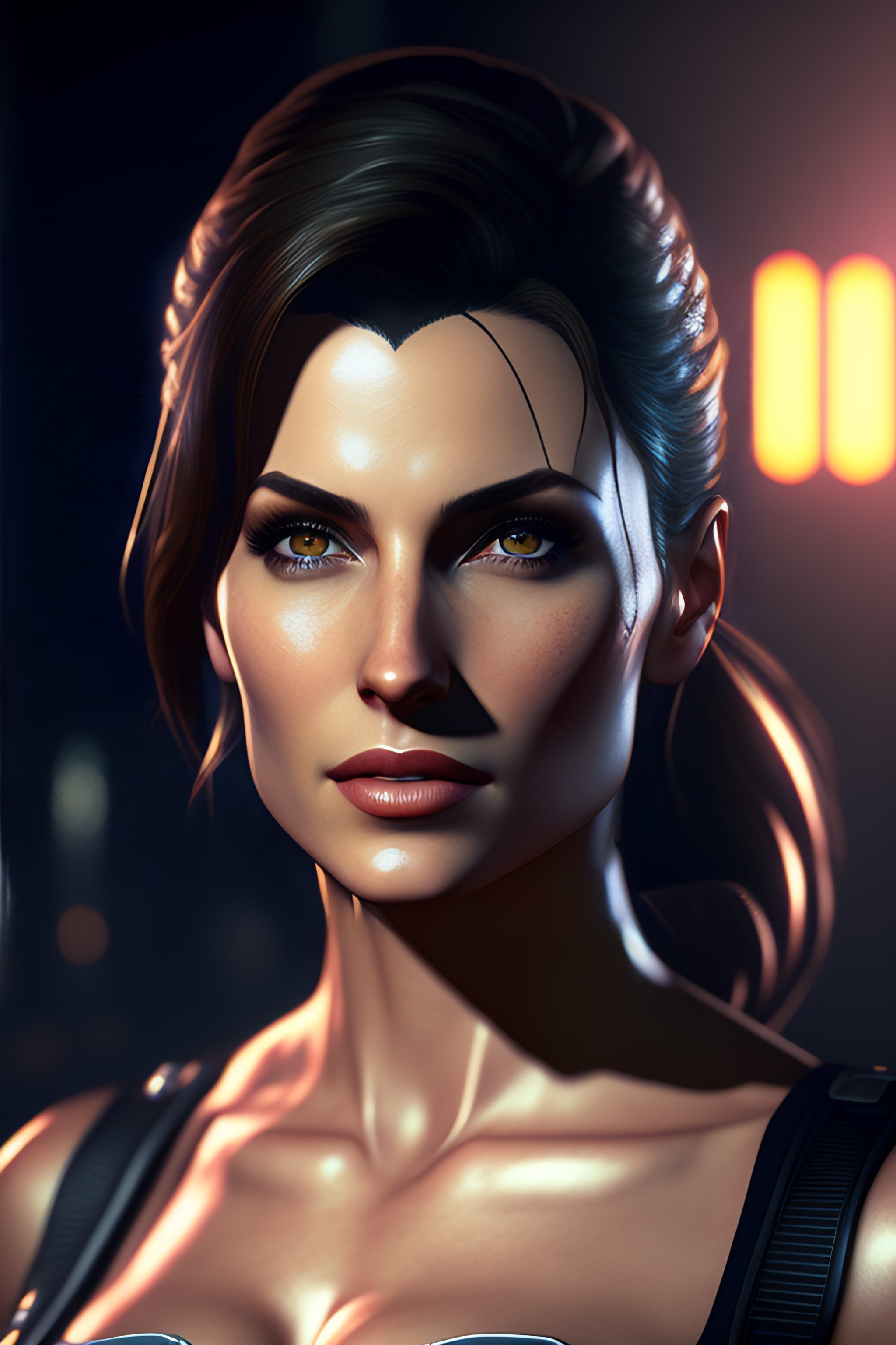 Lexica - Jill Valentine Resident Evil, head and shoulders portrait ...