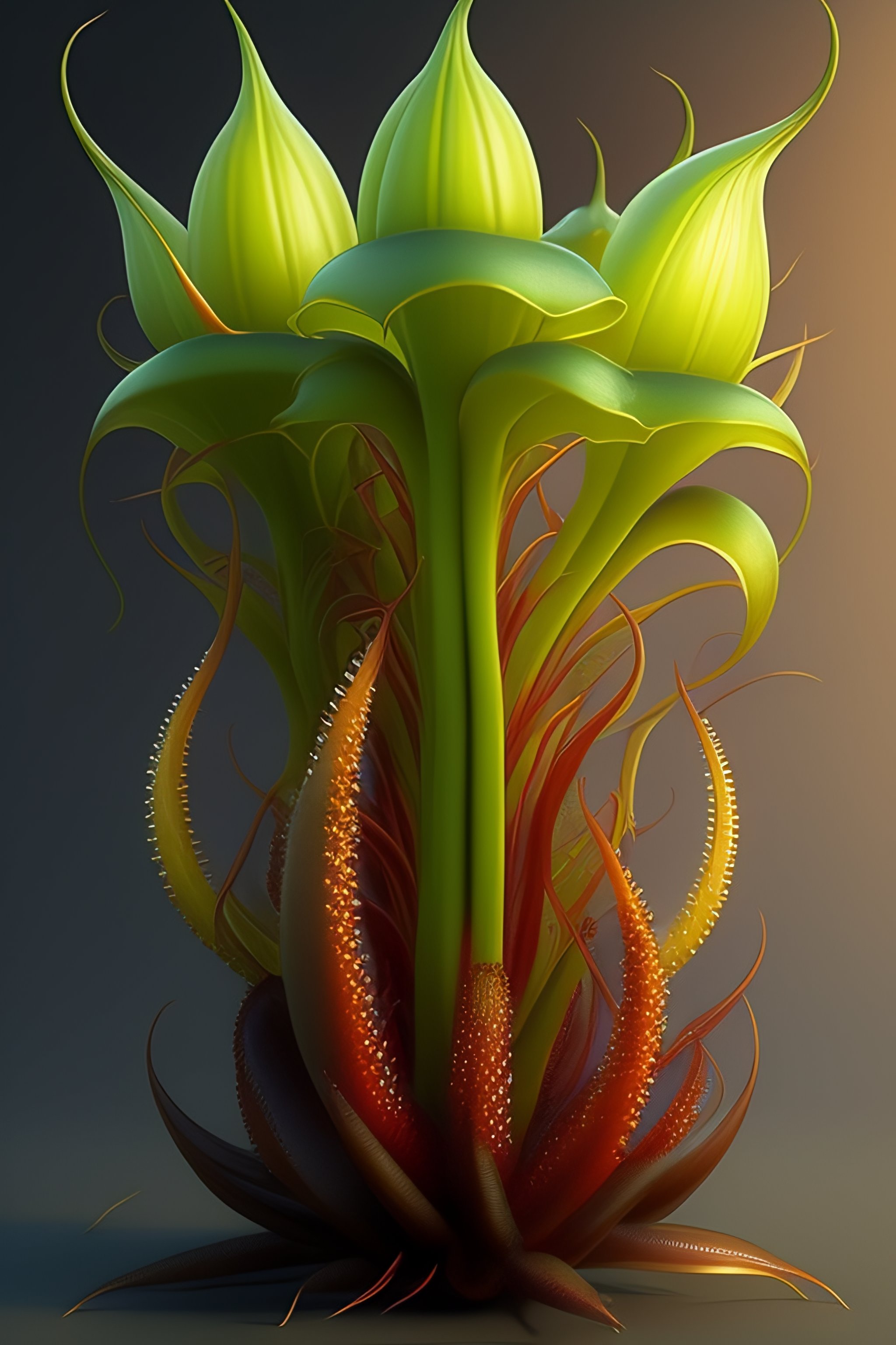 Lexica - Carnivorous plant Drosophyllum lusitanicum monstruosa, scary ...