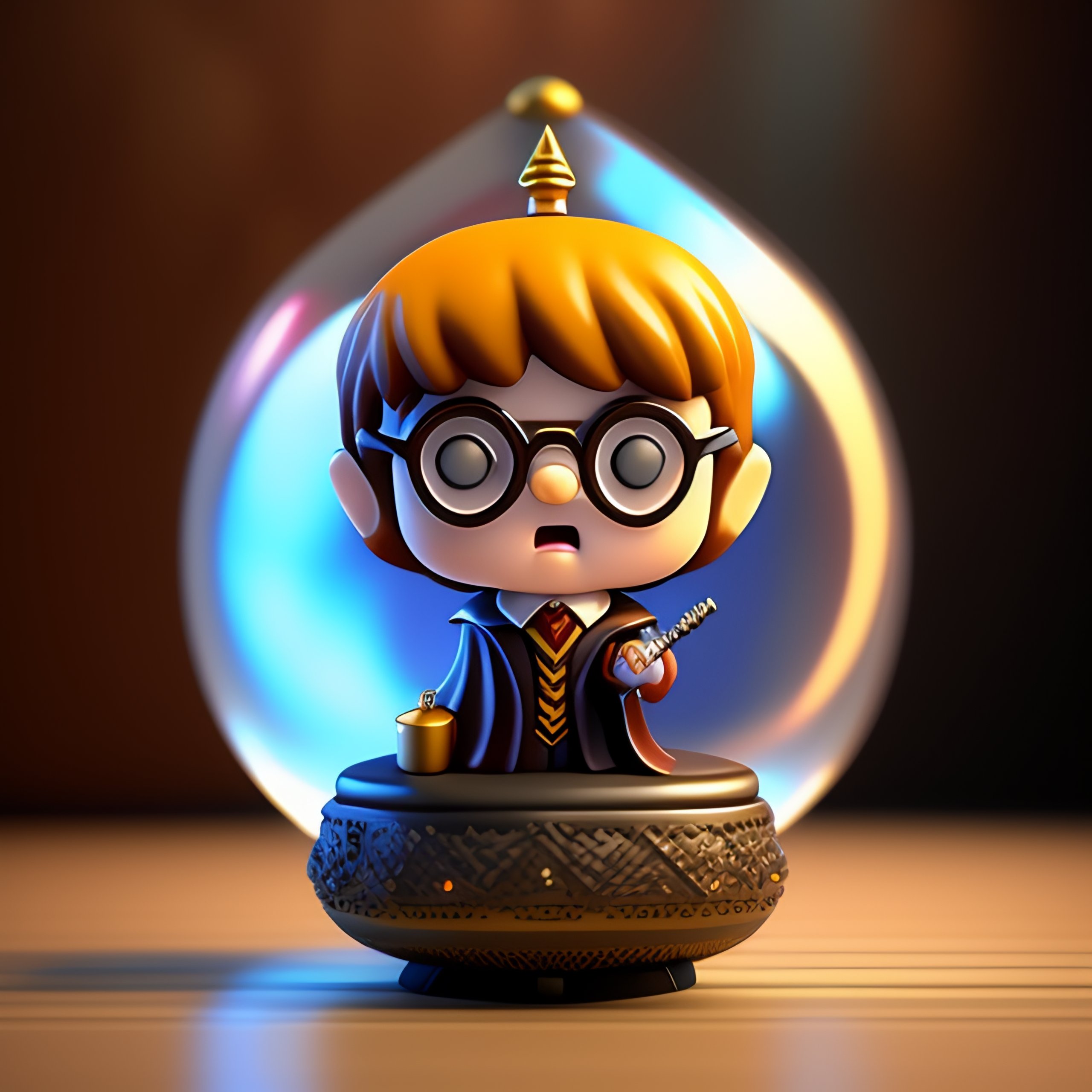 Lexica - Harry Potter wizard rock singing microphone funko realistic 3d ...