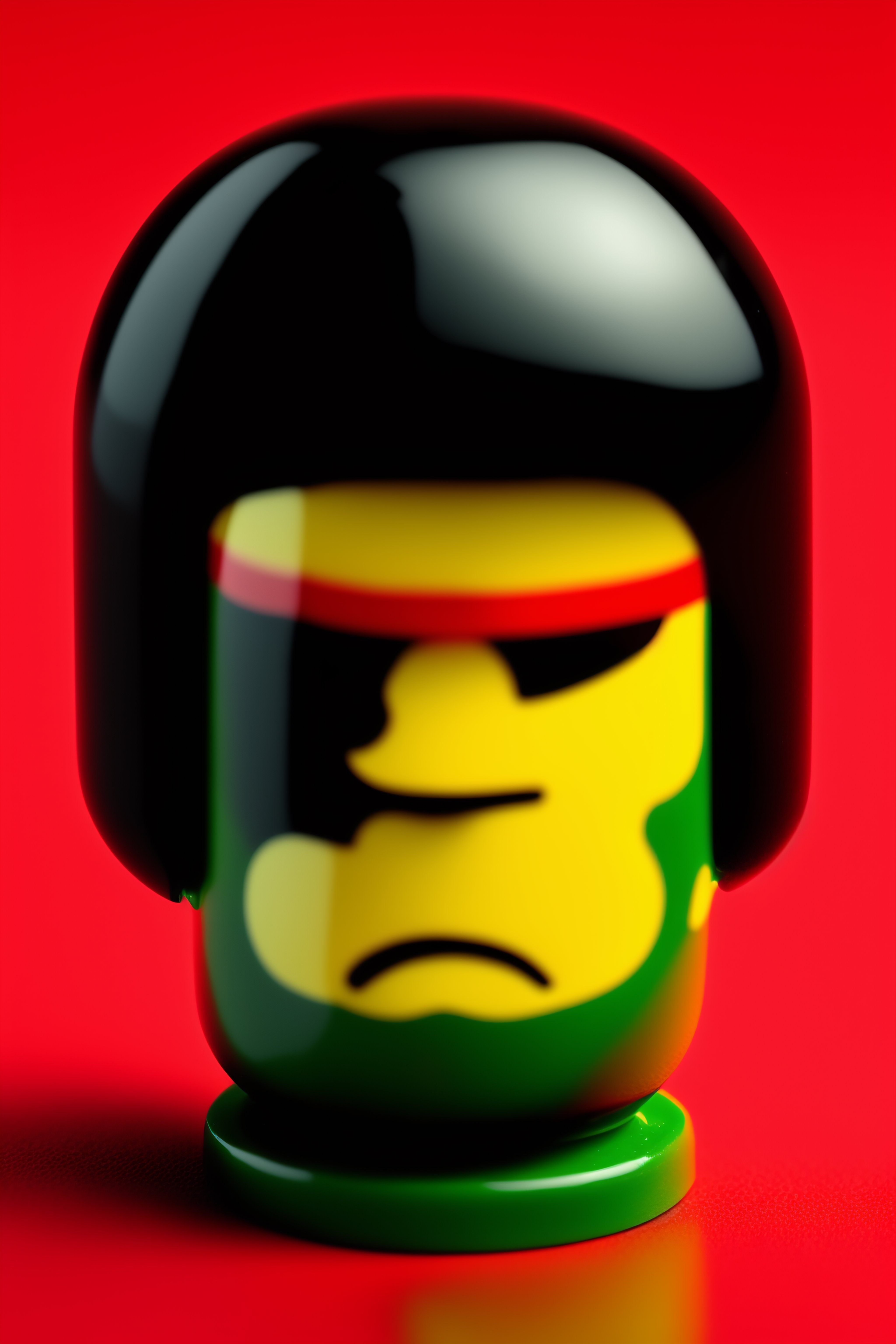 Lexica - Angry lego figure face