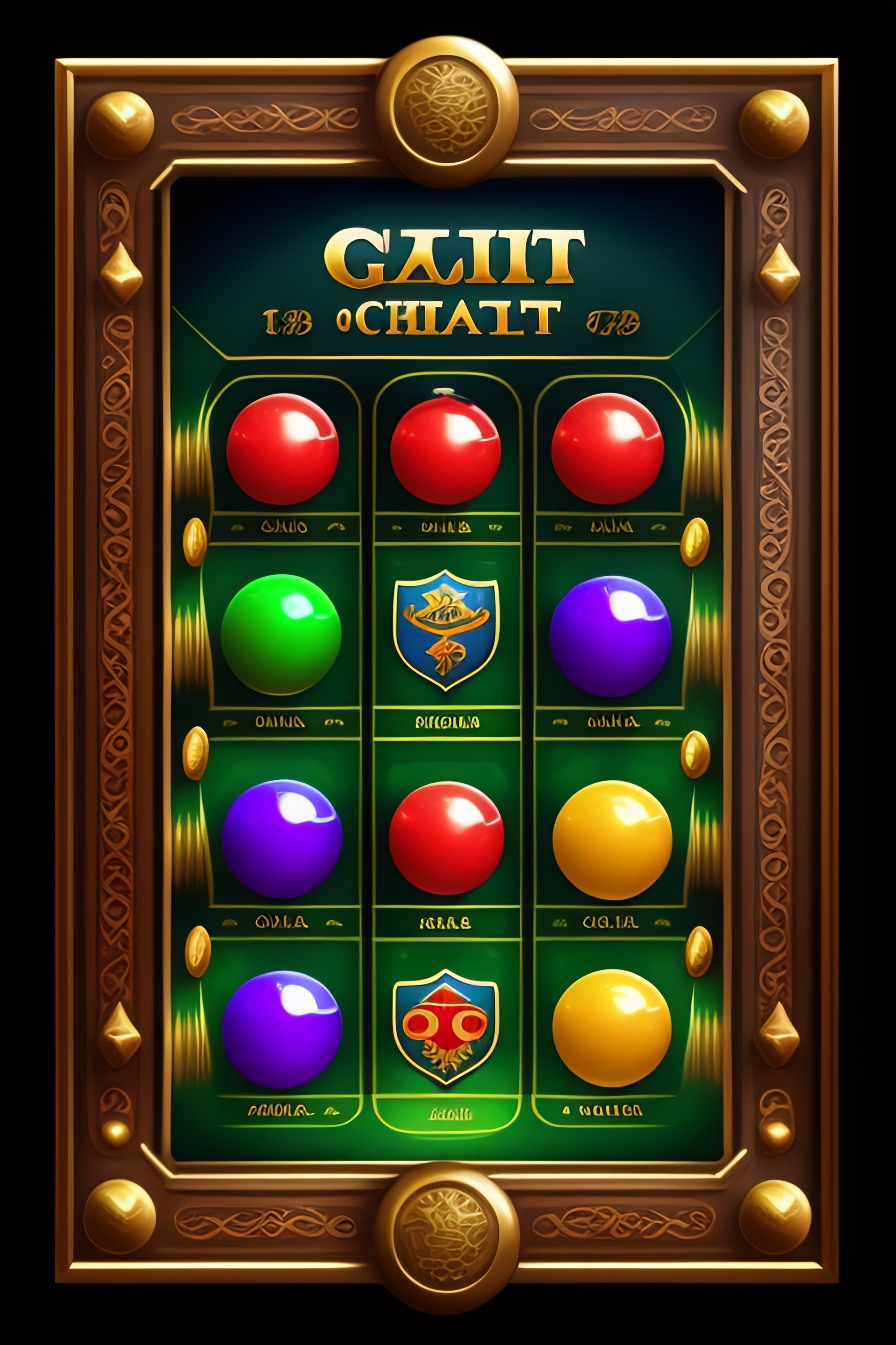 Lexica - Gameboard with slots and dragons