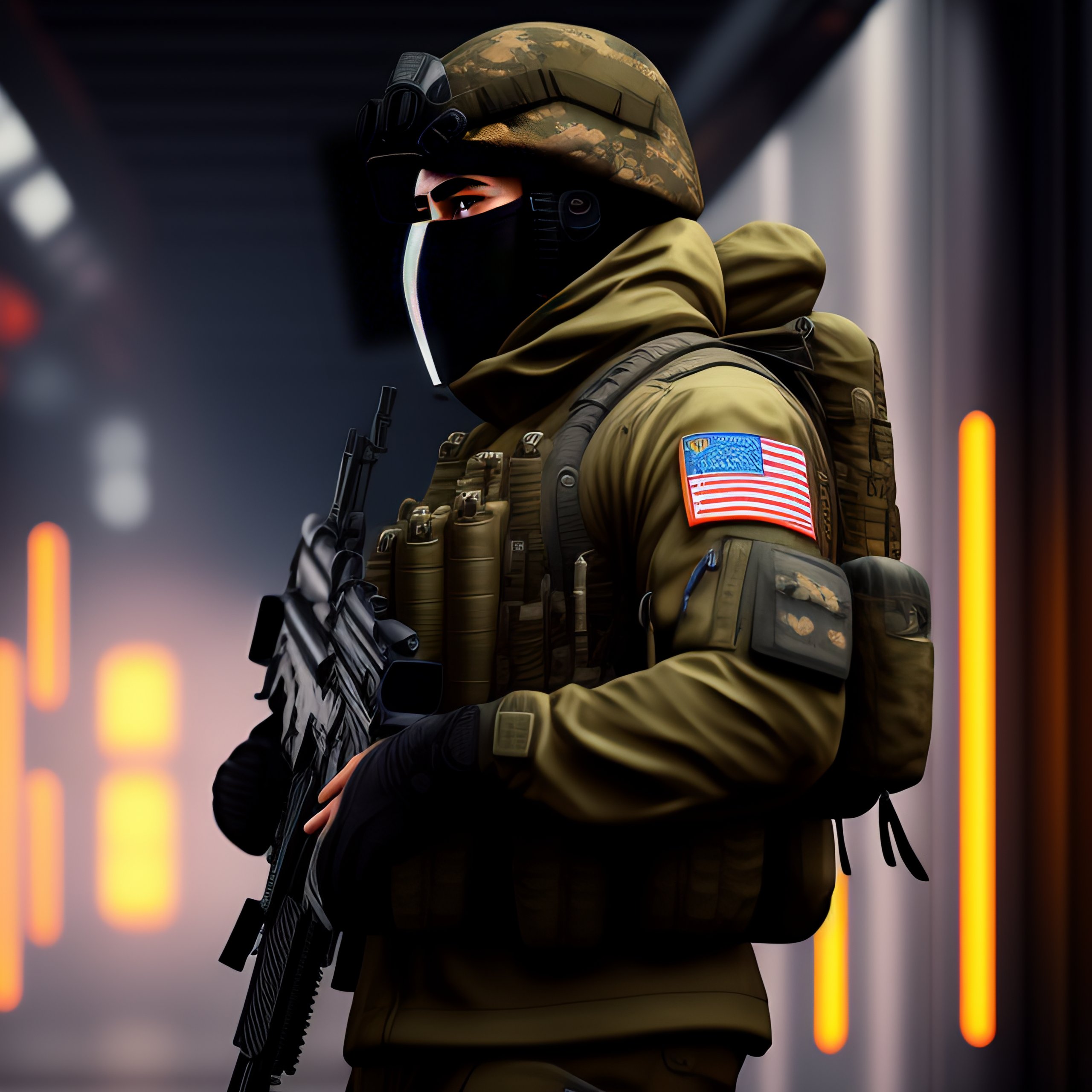 Lexica - CS-GO terrorist player, deluxe skin, militar symbols and ...