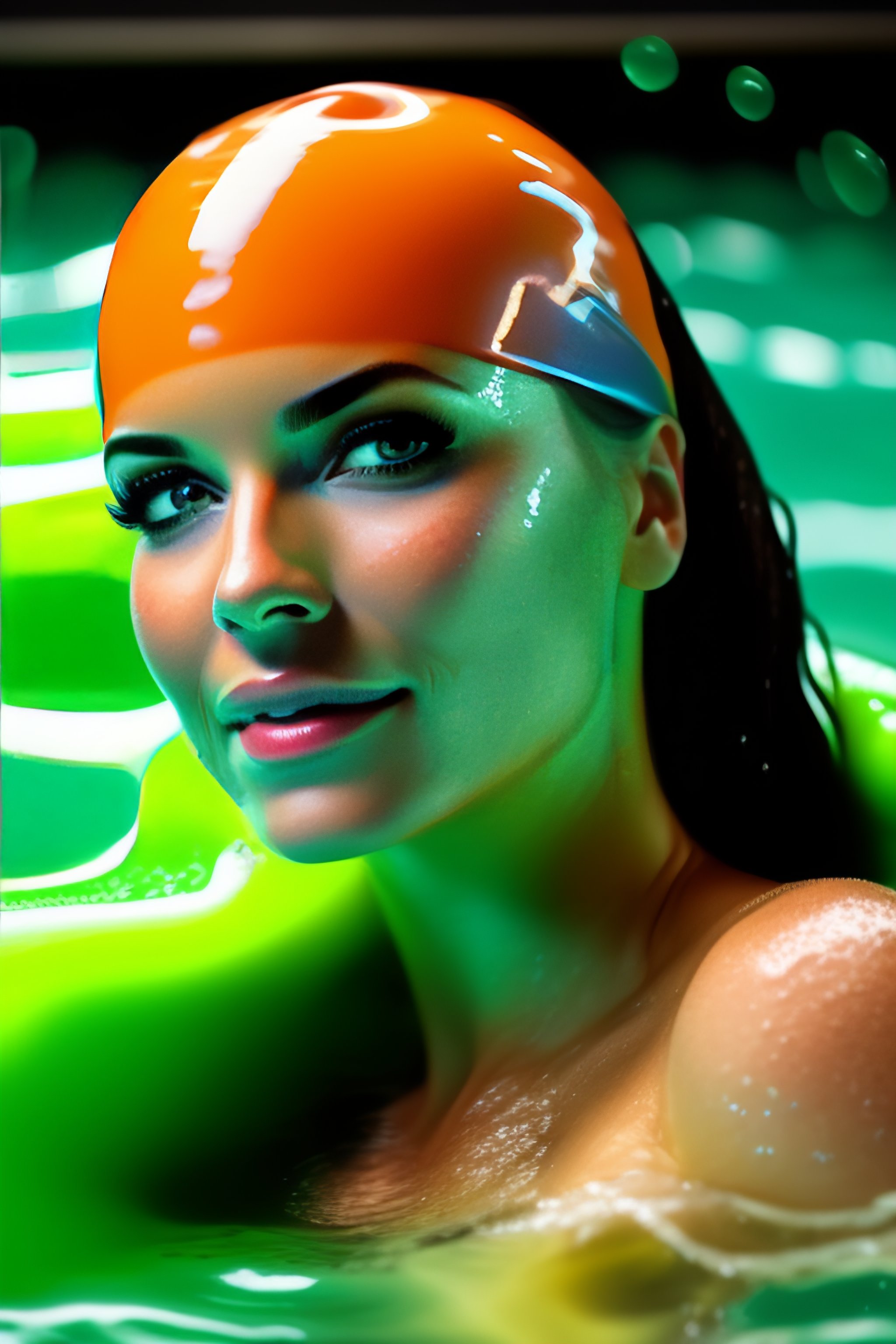 Lexica - Lena goes swimming in a slime pool