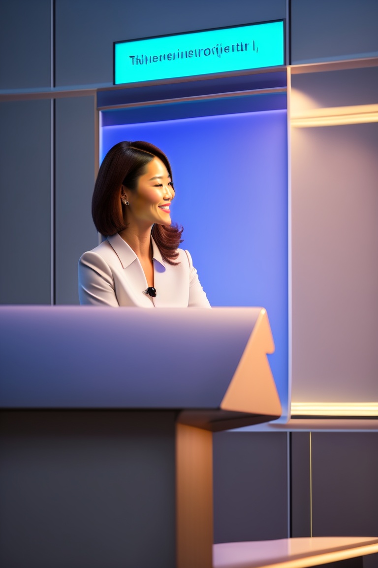 Lexica - Presenter sitting in a well-lit room, with a whiteboard or a ...