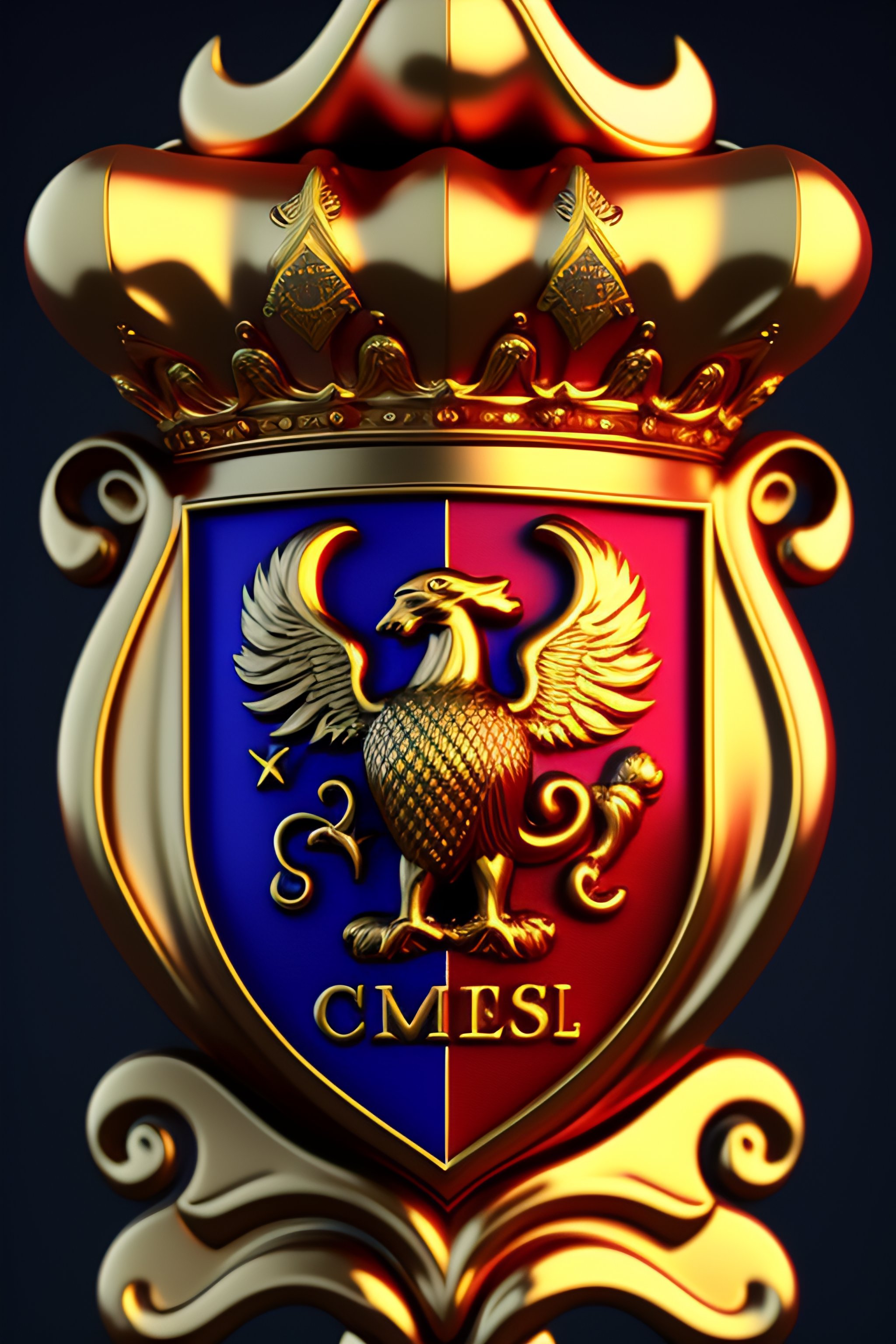 Lexica - /imagine prompt: coat of arms + royal coat of arms + heraldic ...