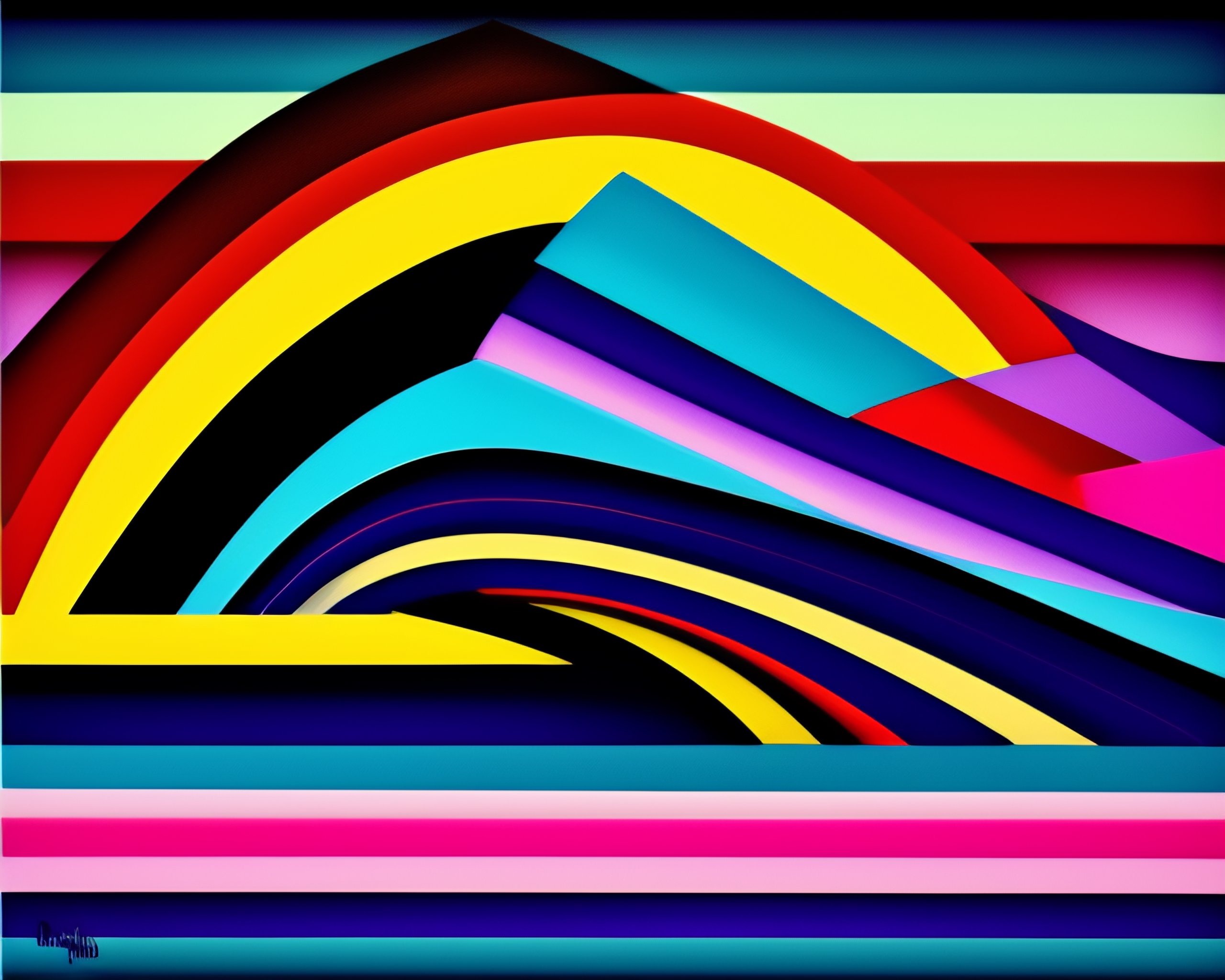 Lexica - Flock of ravens, expressionist, album art, by bridget riley