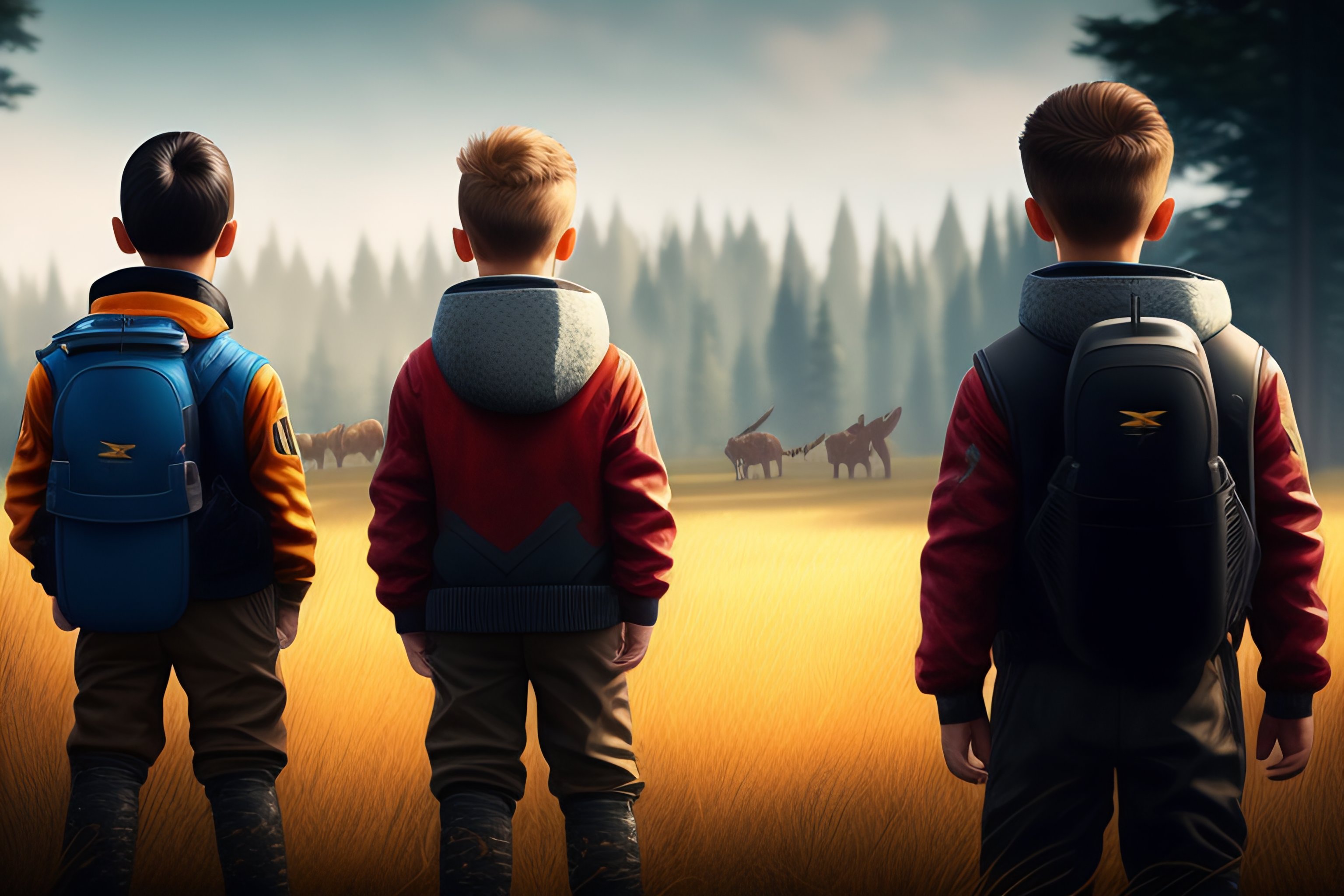 Lexica - The back of the youth hunters. training and learning how to ...