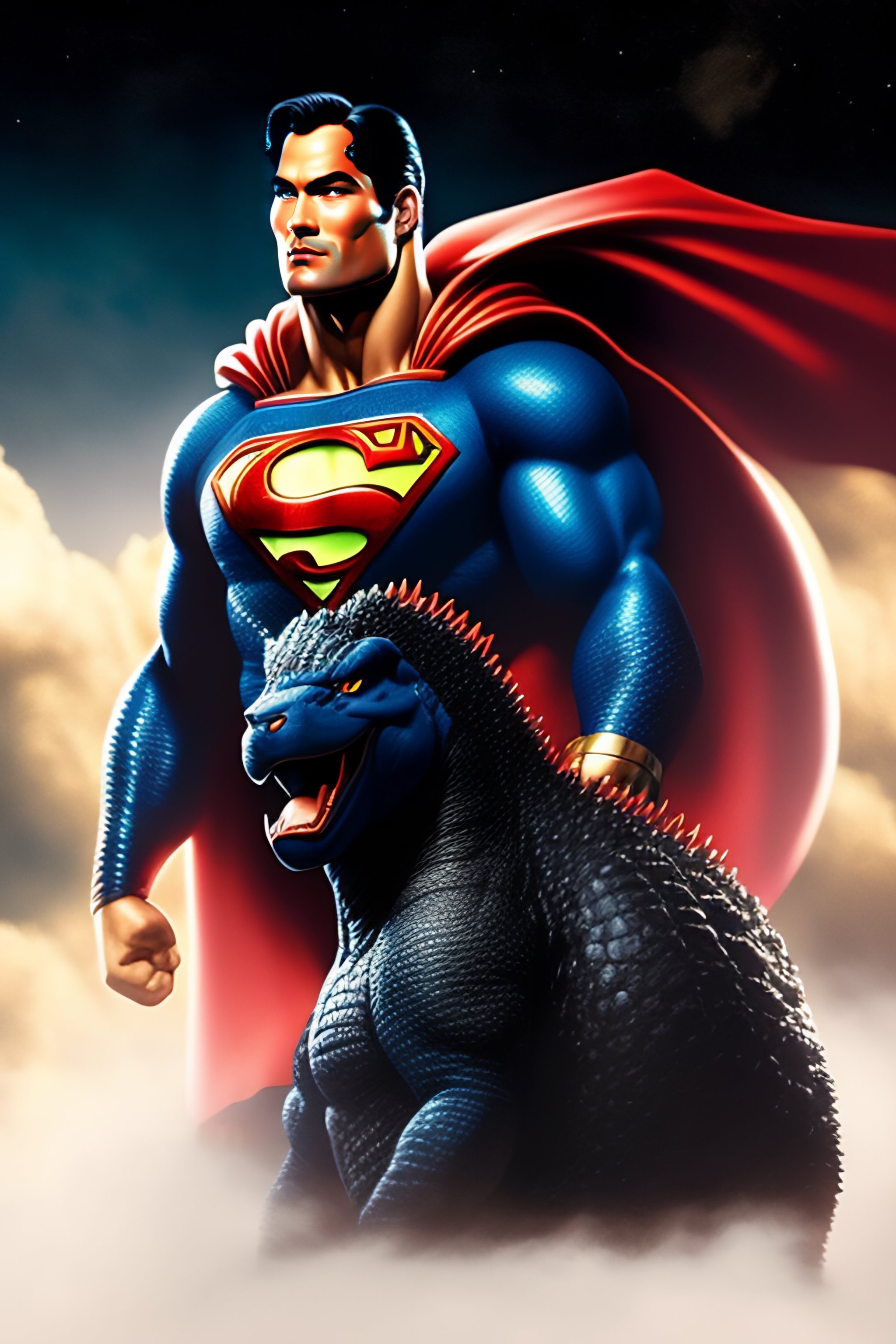 Superman Vs Godzilla