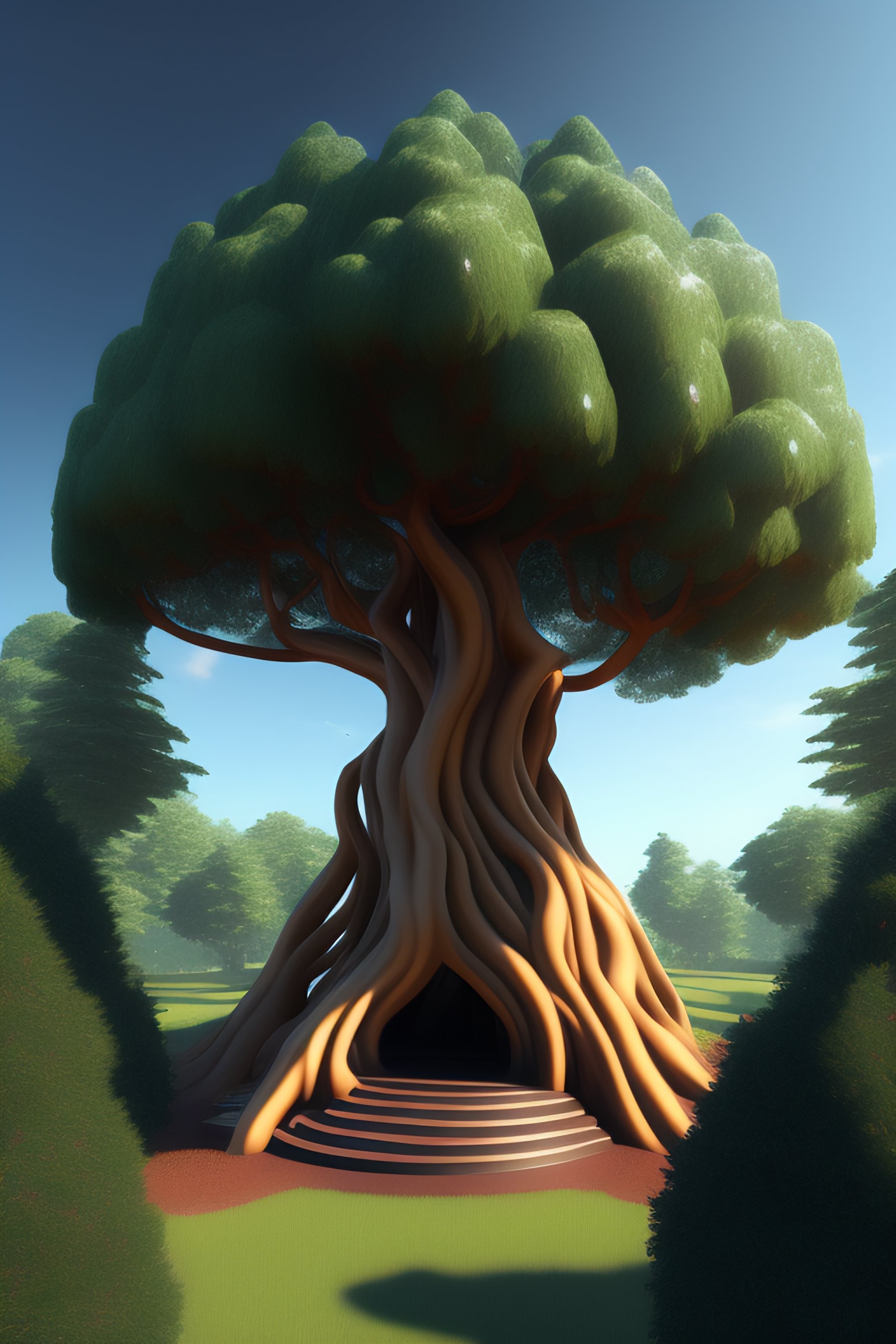 Lexica - Tree of charisma made from wirers