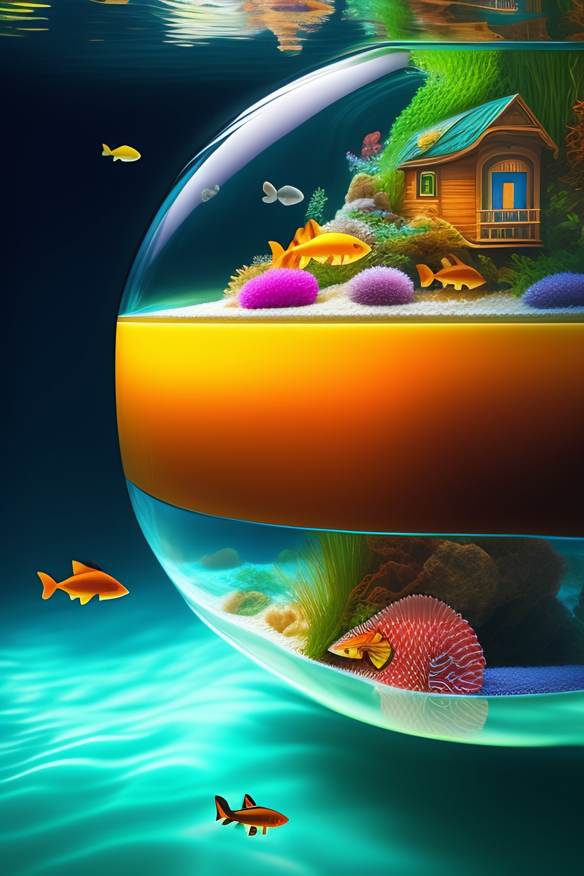 Lexica - Surreal art aquarium