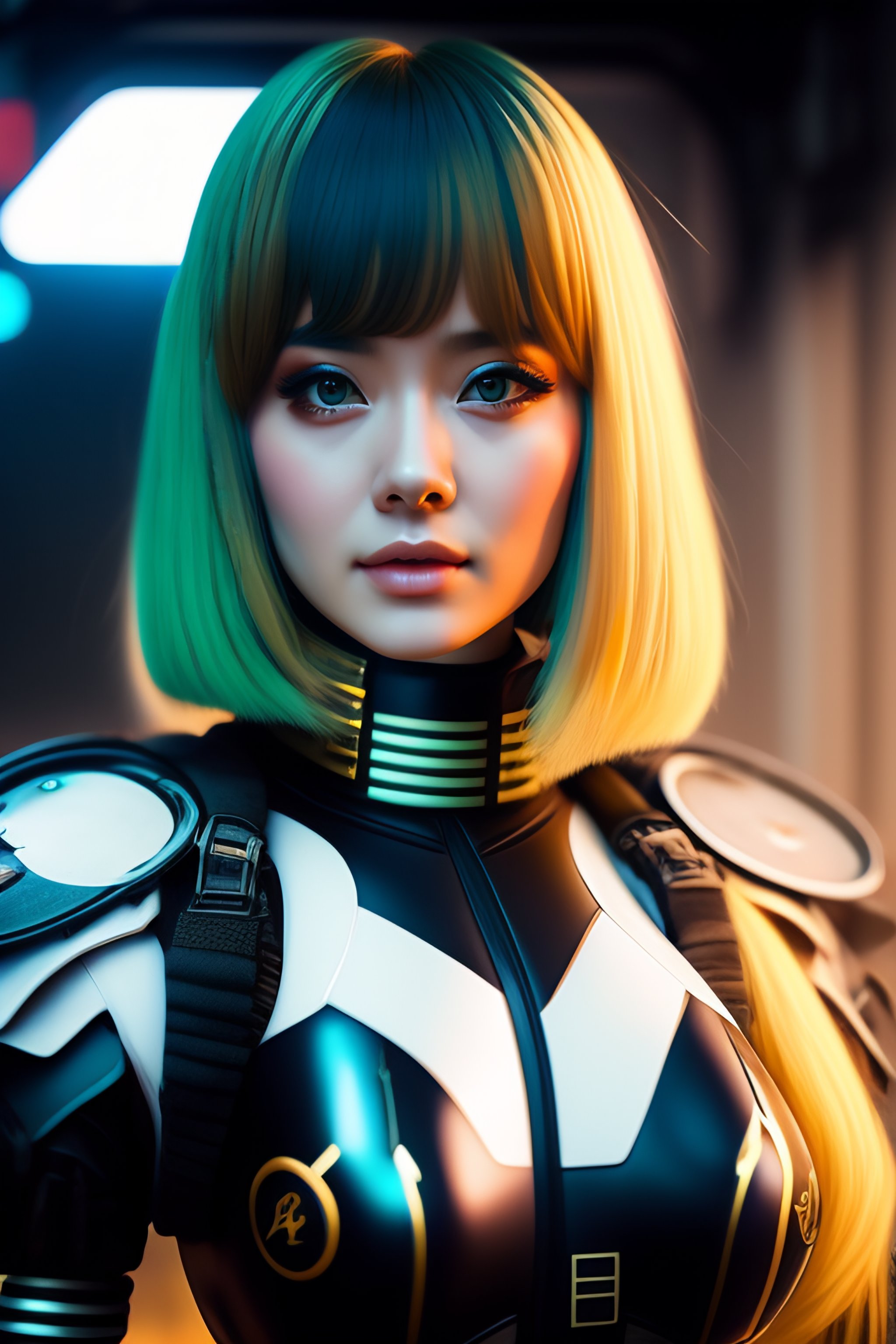 Lexica - Photoreal, cosplay, Cosplayer, cyber punk, Kanna Hashimoto ...