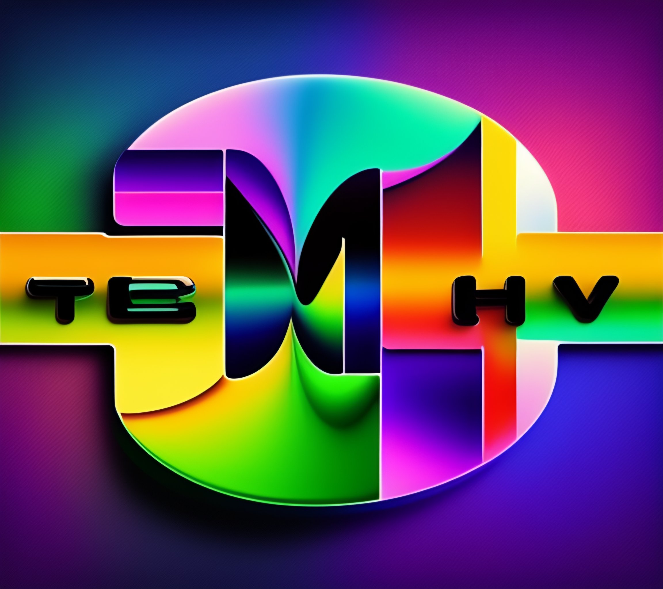 Lexica - Make a logo, logo betwwen write 'Hi' with black colour and ...