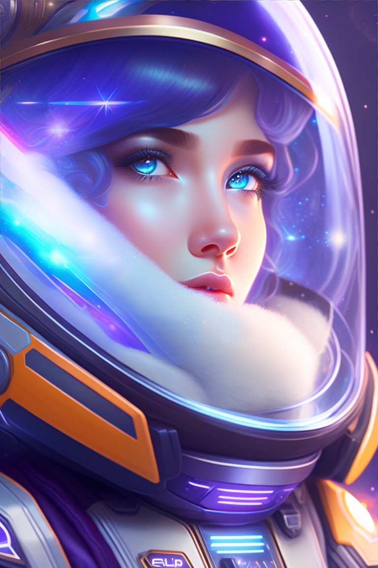 Lexica - An intergalactic cute girl space ranger, space clothes ...