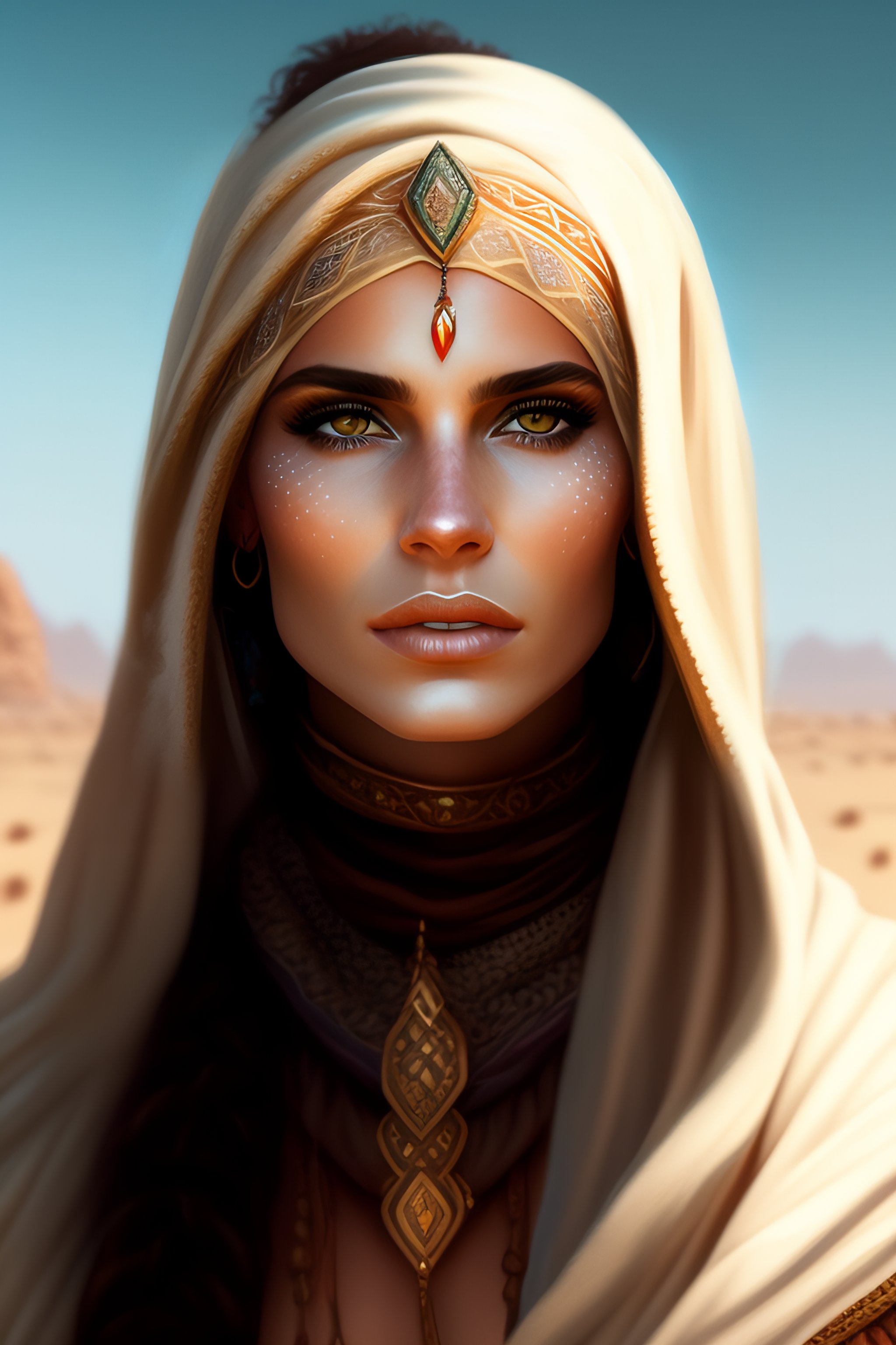 Bedouin Beautiful Woman