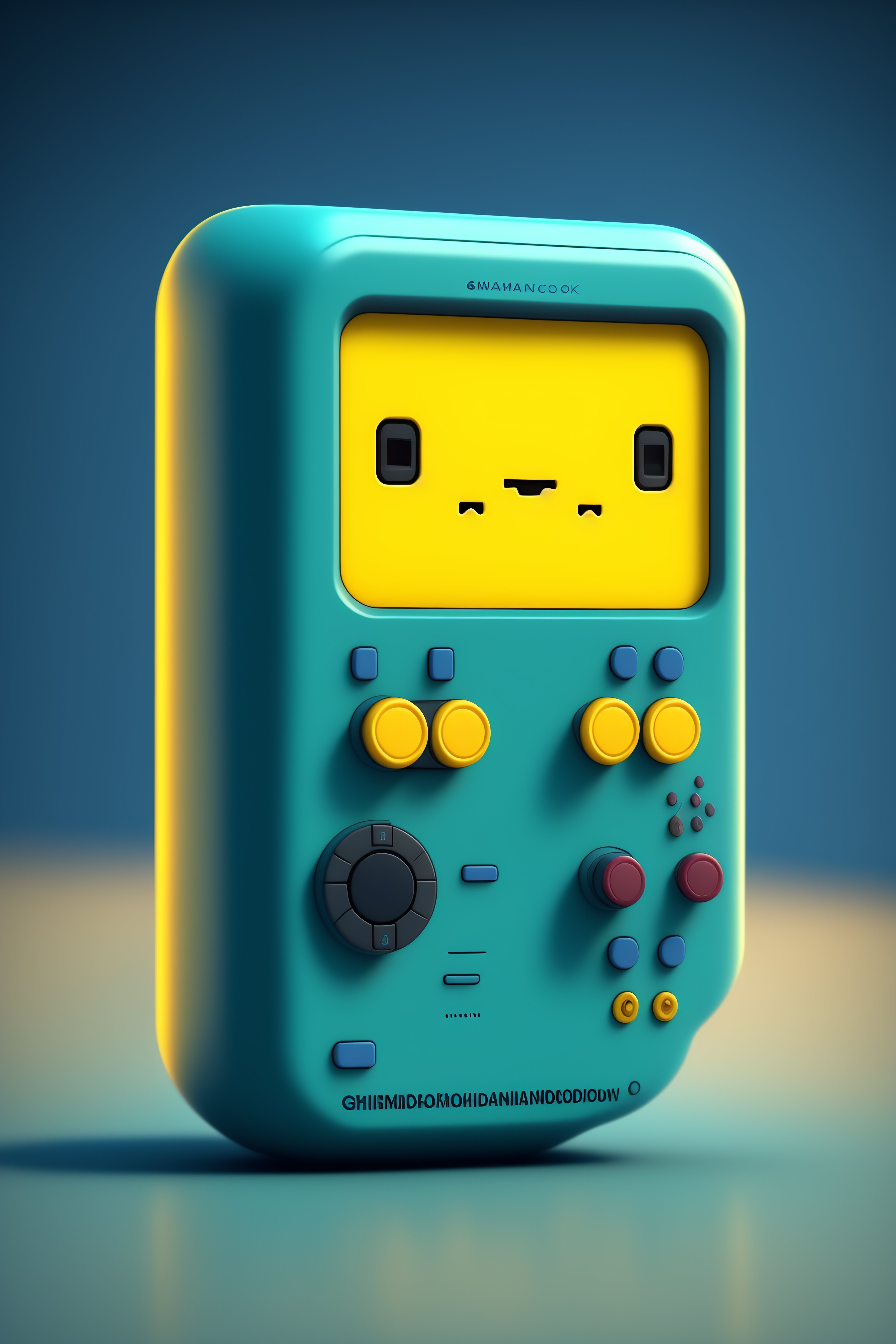 Lexica - A cute anthropomorphic gameboy smiling, BMO adventure time ...