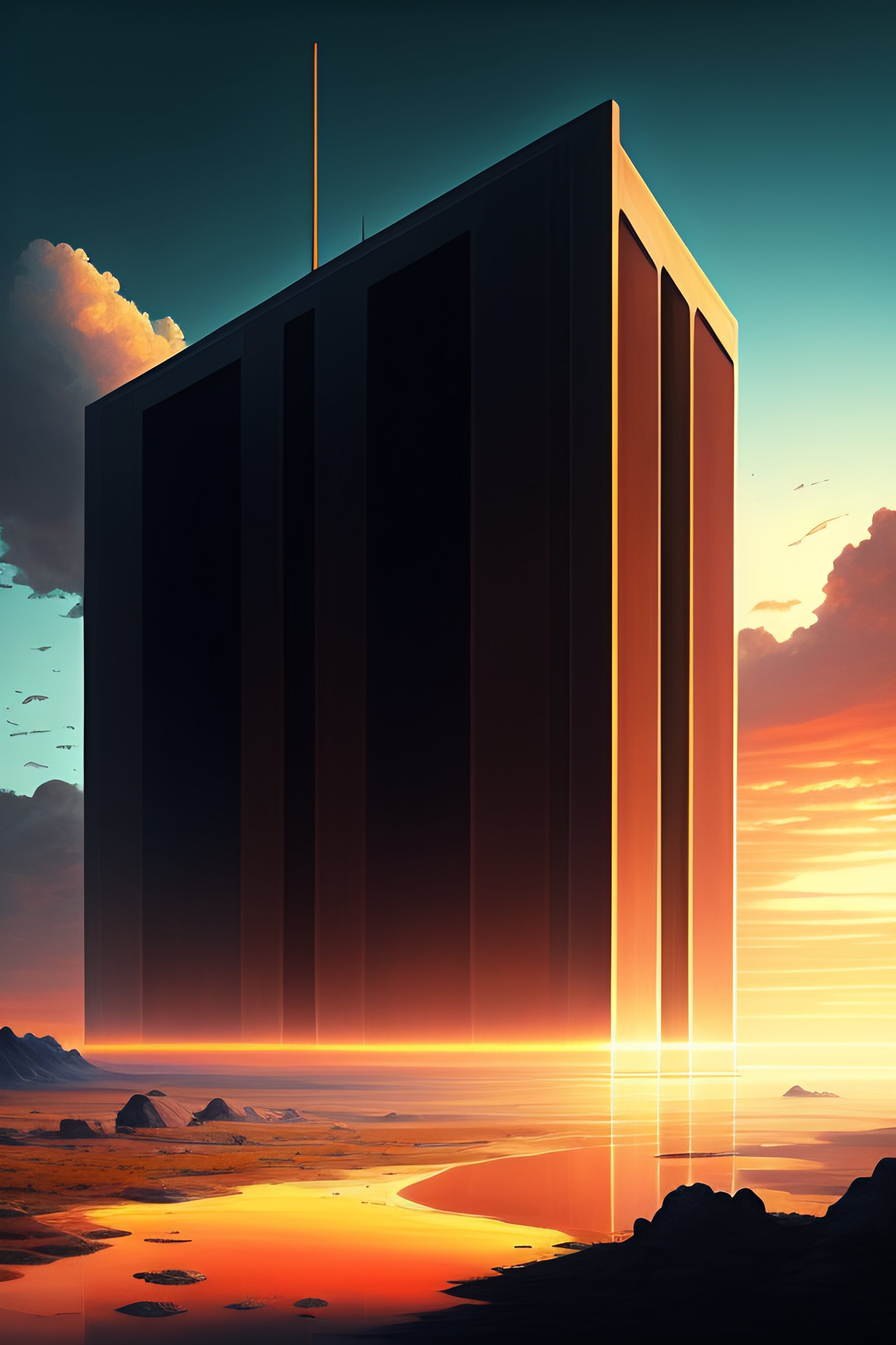 Lexica - Baroque oil painting of environment of a empty world ...