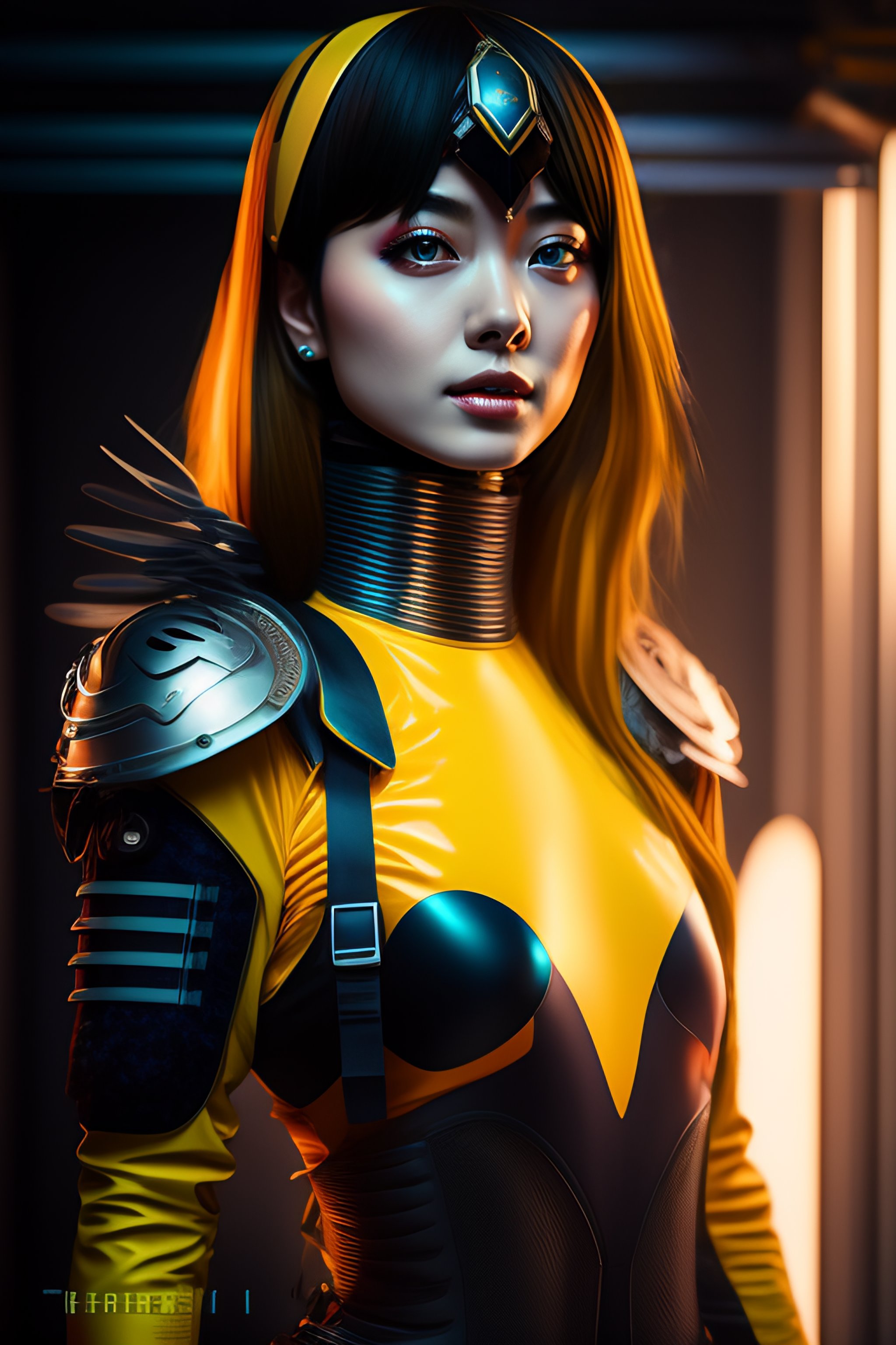 Lexica - Photoreal, cosplay, Cosplayer, cyber punk, Kanna Hashimoto ...