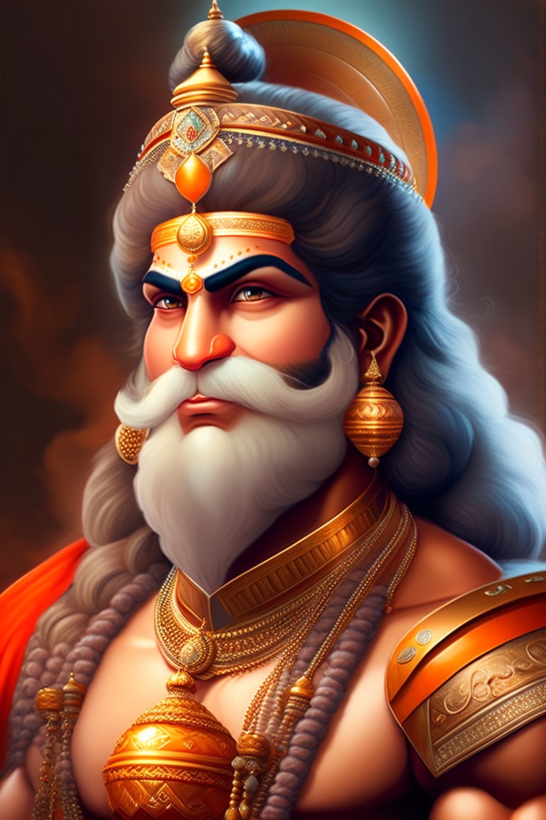Lexica - Lord Hanuman,Jai shree ram