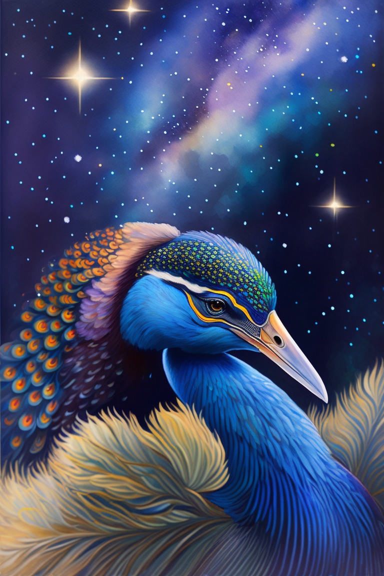 Lexica - Watercolor painting of van gogh's starry night and a very ...