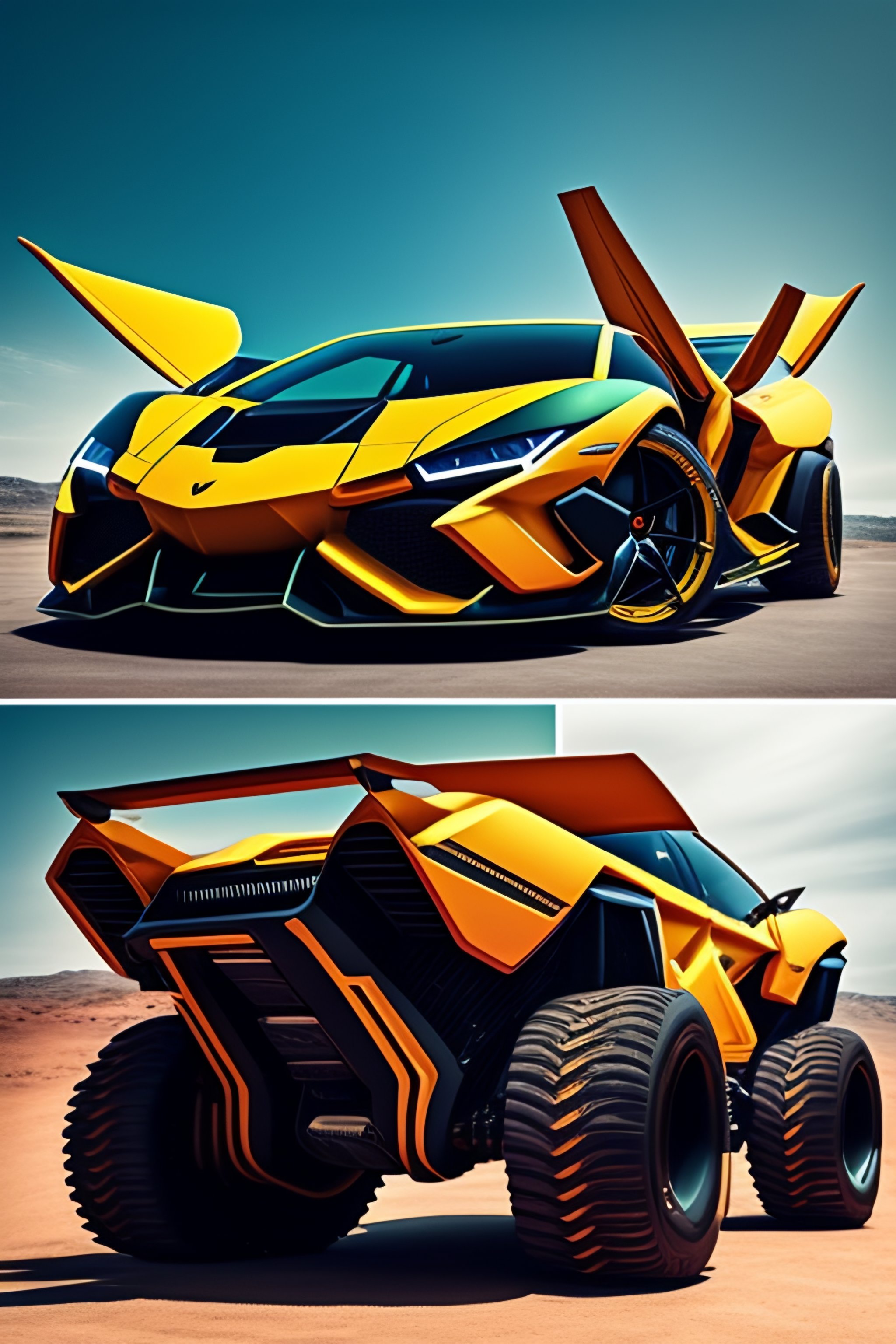 Lexica - Lamborghini transformer