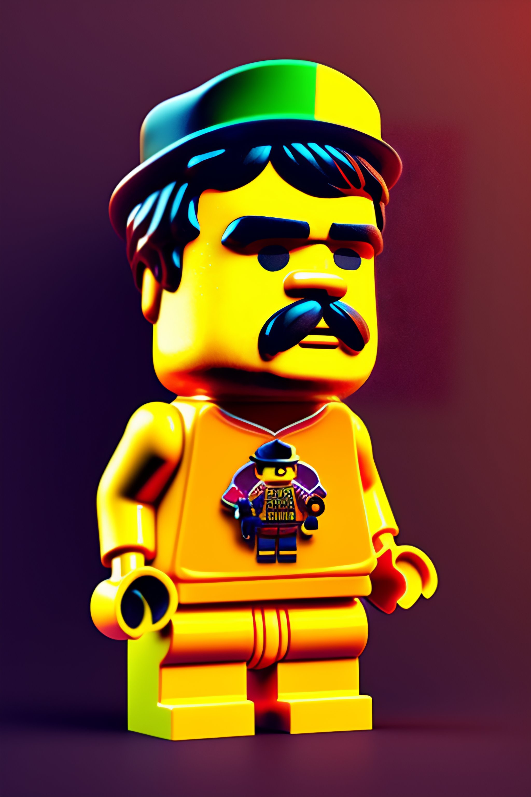 Lexica - Lego character, El Chapo, colorful, coloring book, sticker ...