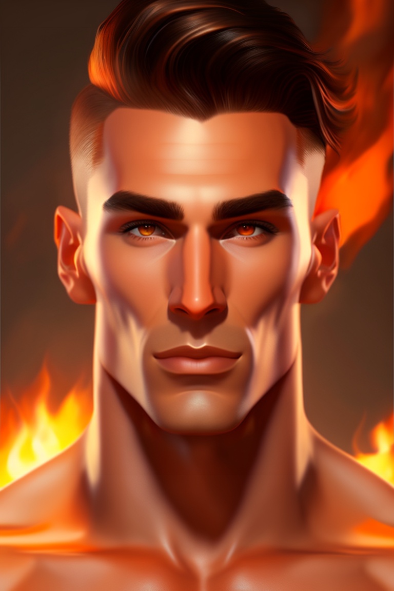 Lexica - A man embodiment of strength and vitality, presenting a ...