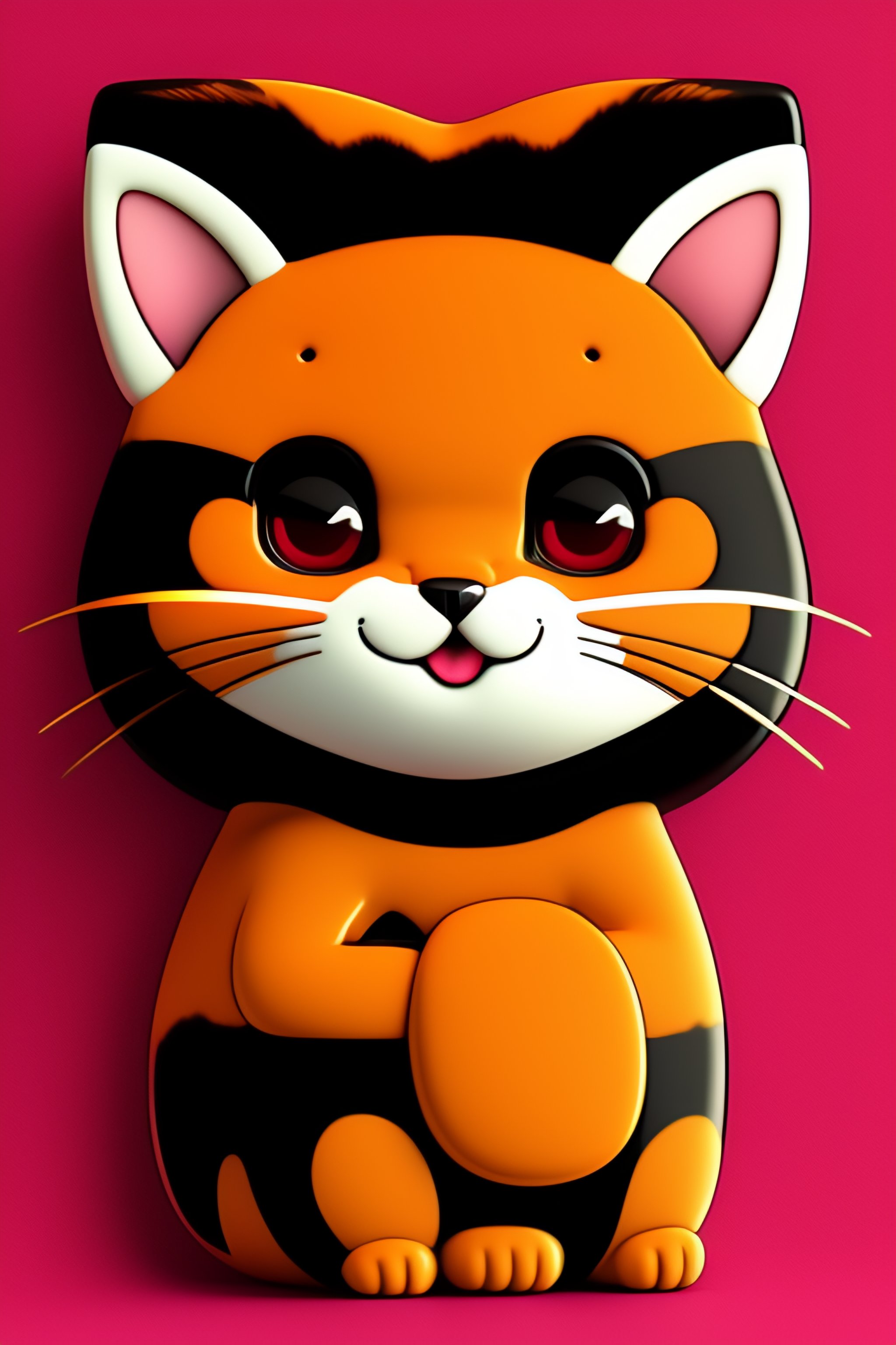 Lexica - 90s vintage anime style stupid and adorable cartoon cat with a ...