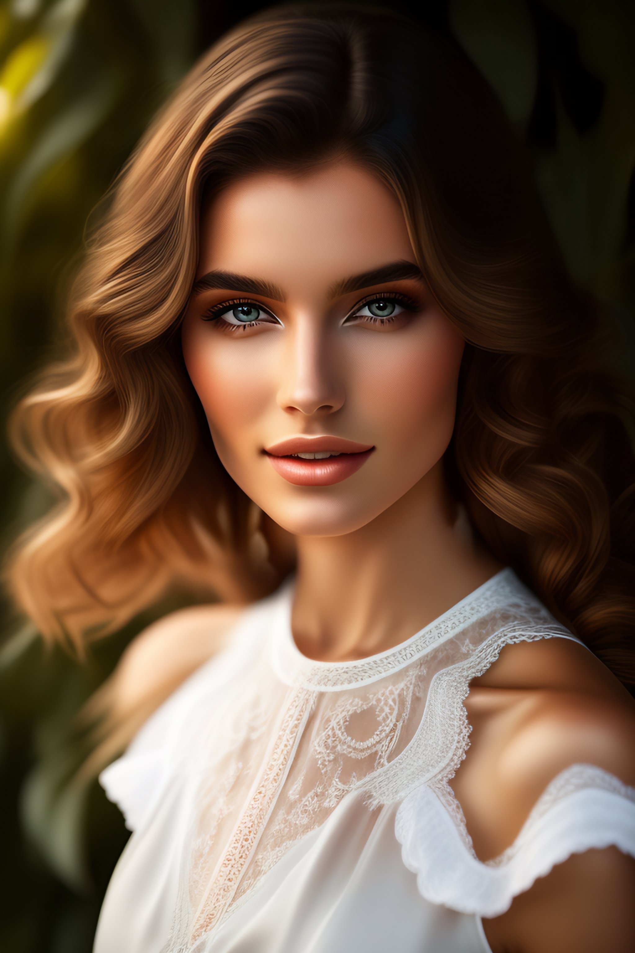 Lexica - A beautiful European female model girl 21 years old, wearing ...