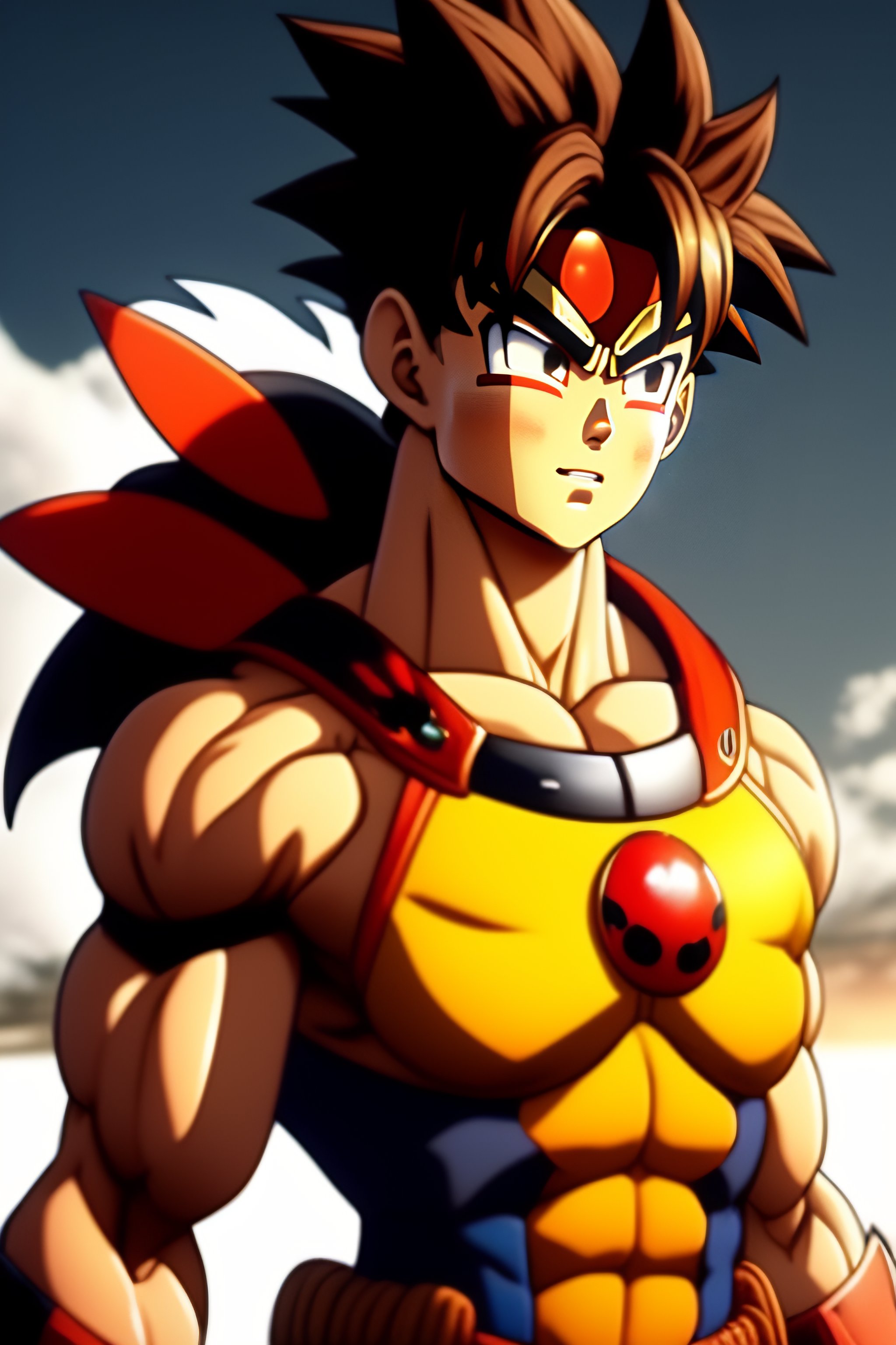 Lexica - Son goku with lady bug outfit