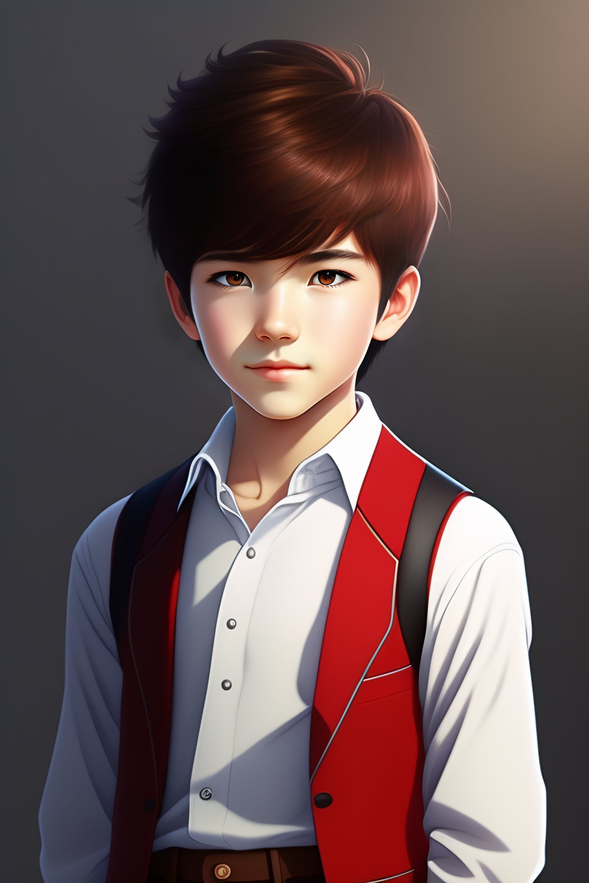 Handsome Cartoon Boy