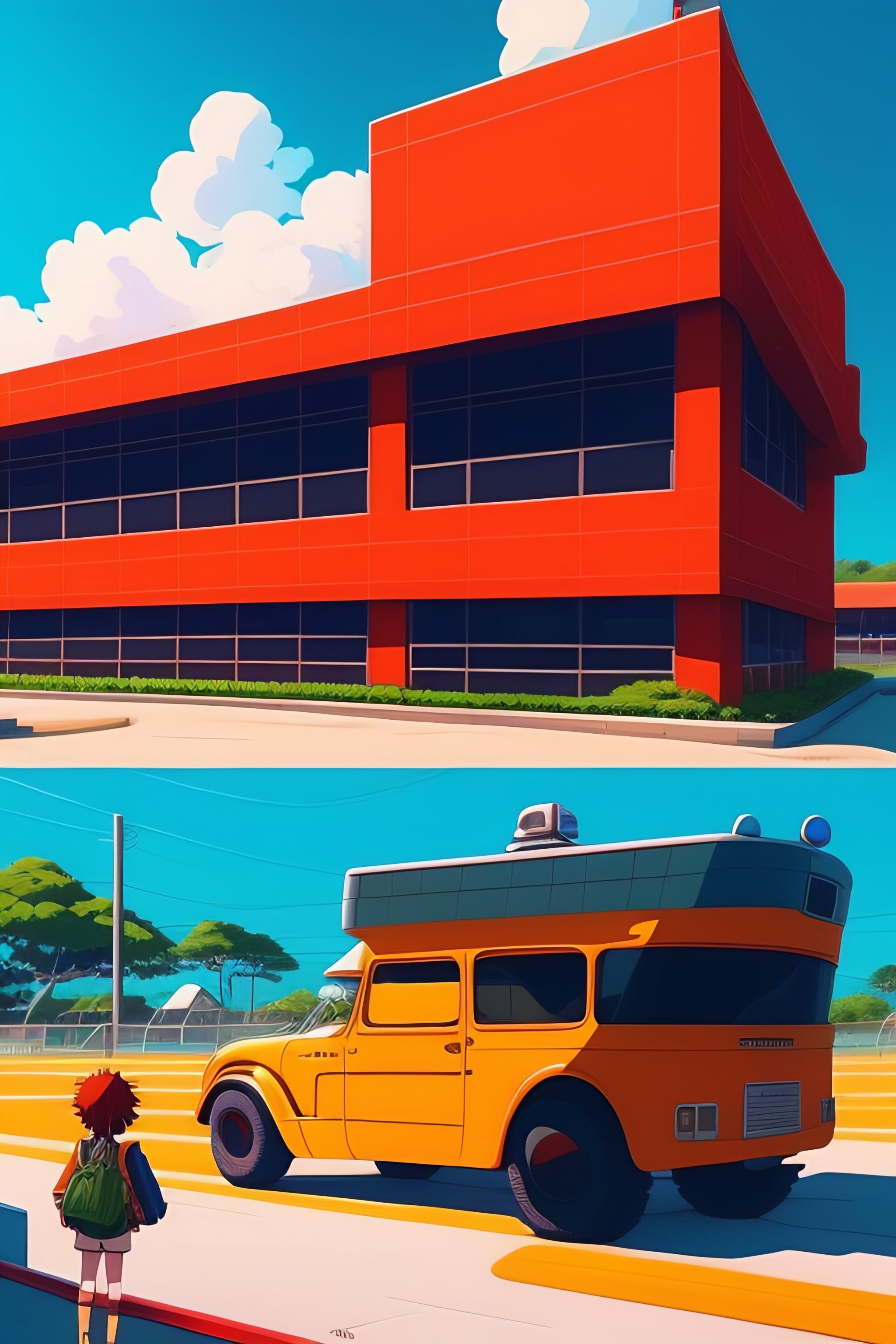 Lexica - One piece, studio ghibli, akira toriyama, james gilleard ...