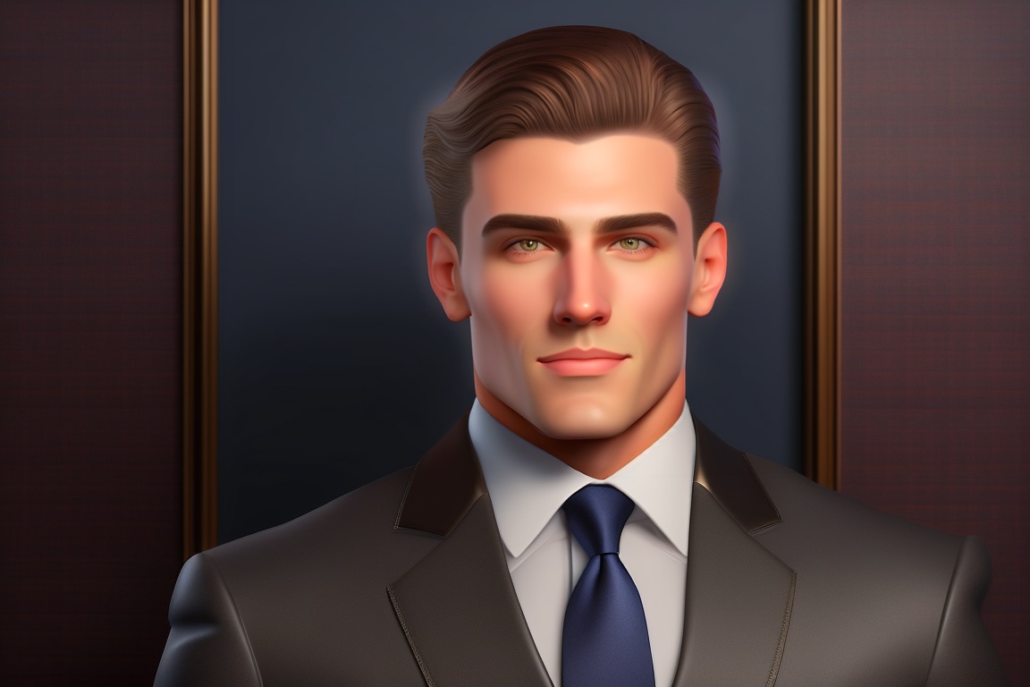 Lexica - A man, photorealistic, front facing the camera, dressed as a ...