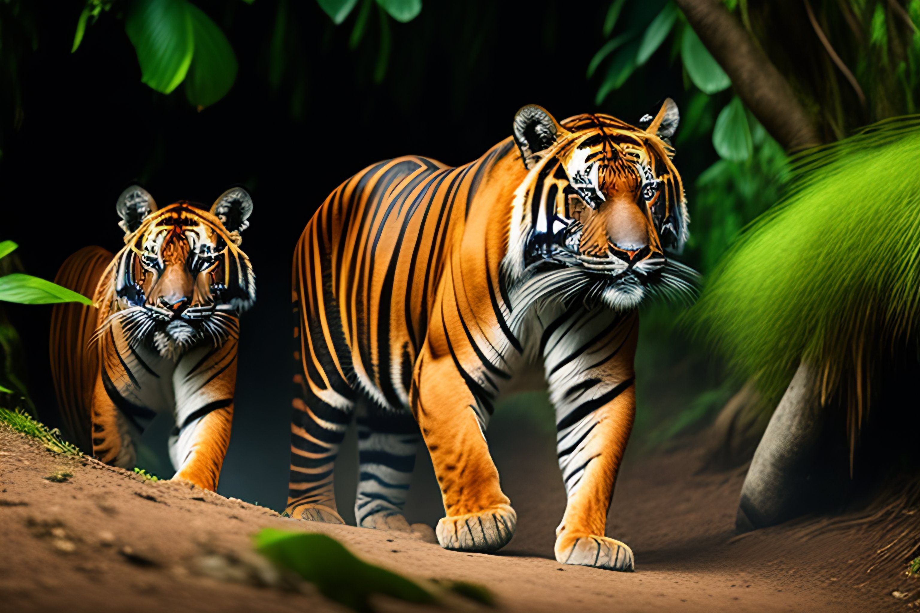 Lexica - Sumatran tigers in the jungle