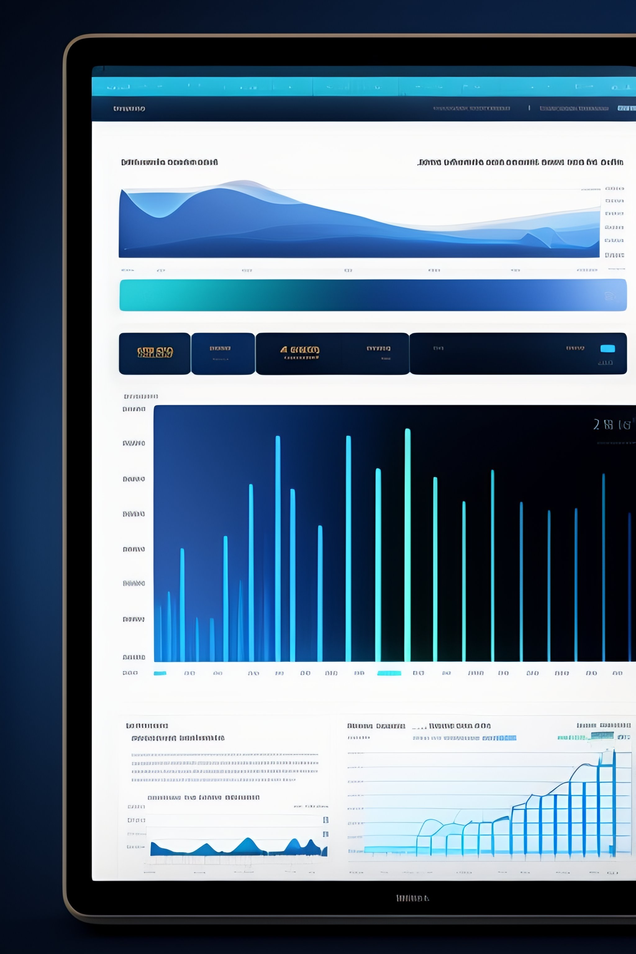 Lexica - Sci Fi data readouts, dark screen, molecular analysis, bar ...