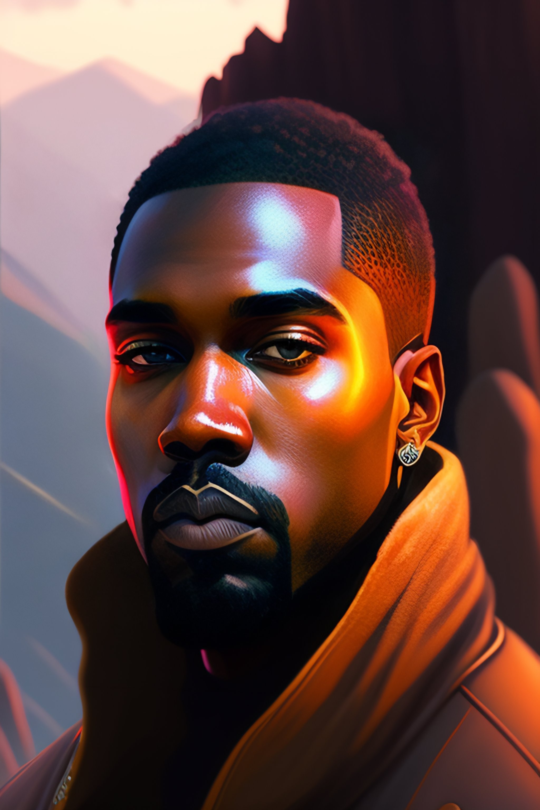 Lexica - Highly detailed portrait kanye west gta v stephen bliss unreal ...
