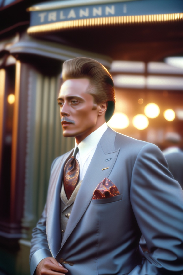 Lexica - Christopher Walken smoking a cigar in a Italian silk suit ...