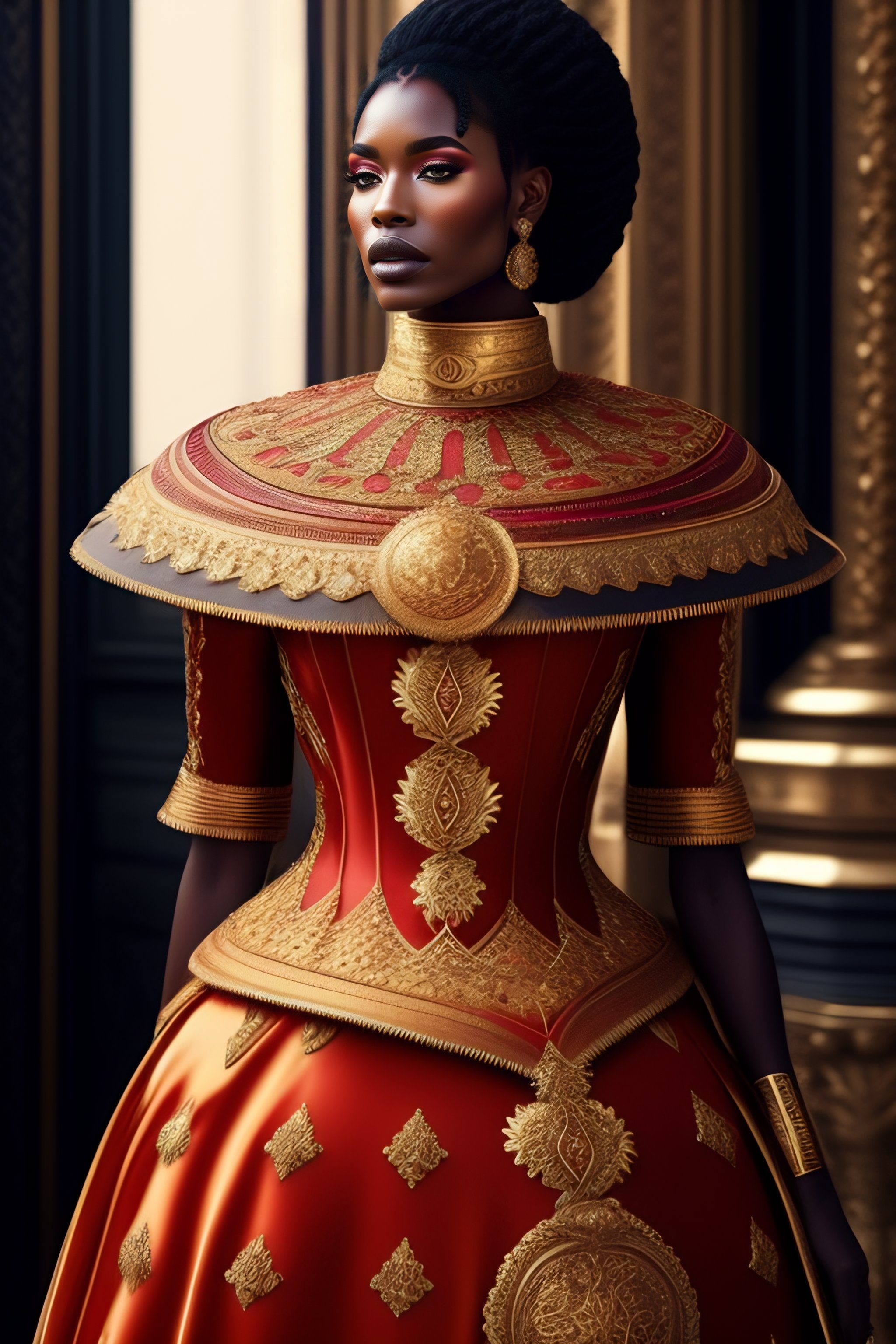 Lexica - Super intricate baroque armor
