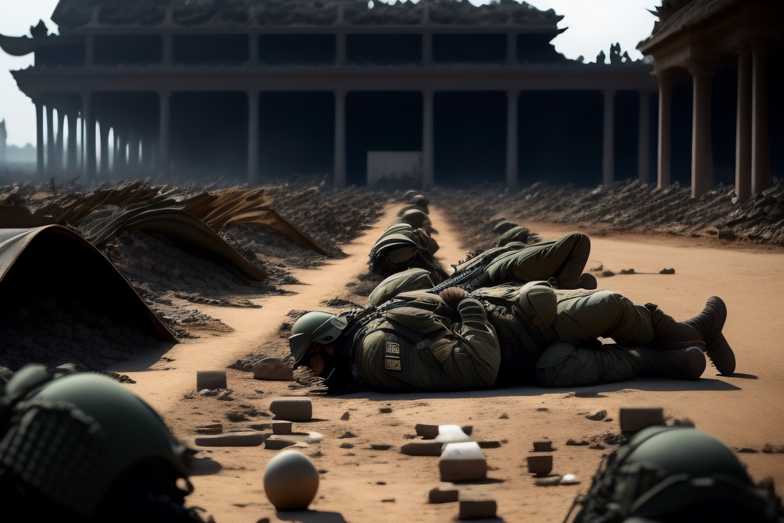 Lexica - A lot of people killed after the war. fallen people