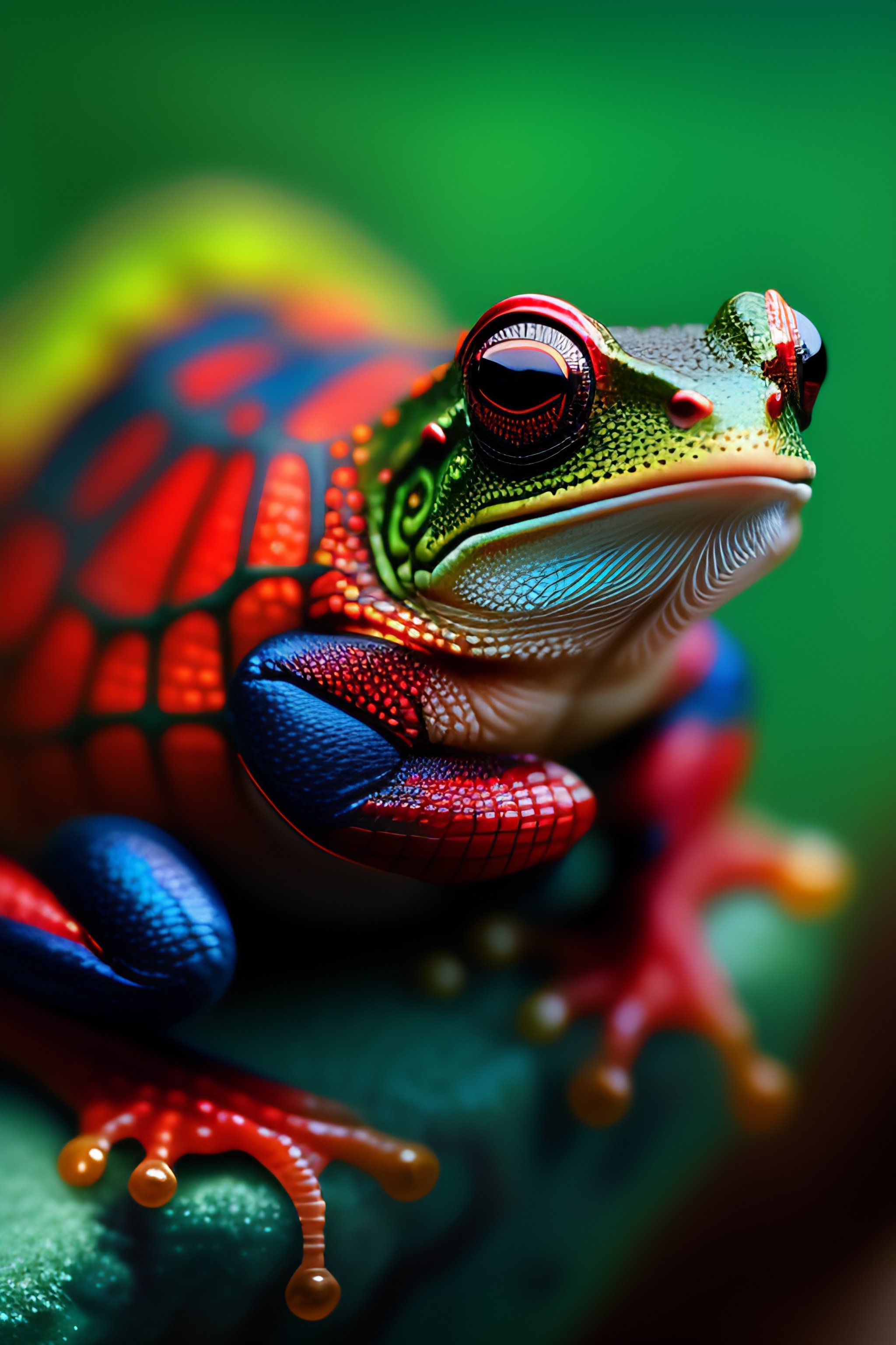 Lexica - Spiderman frog