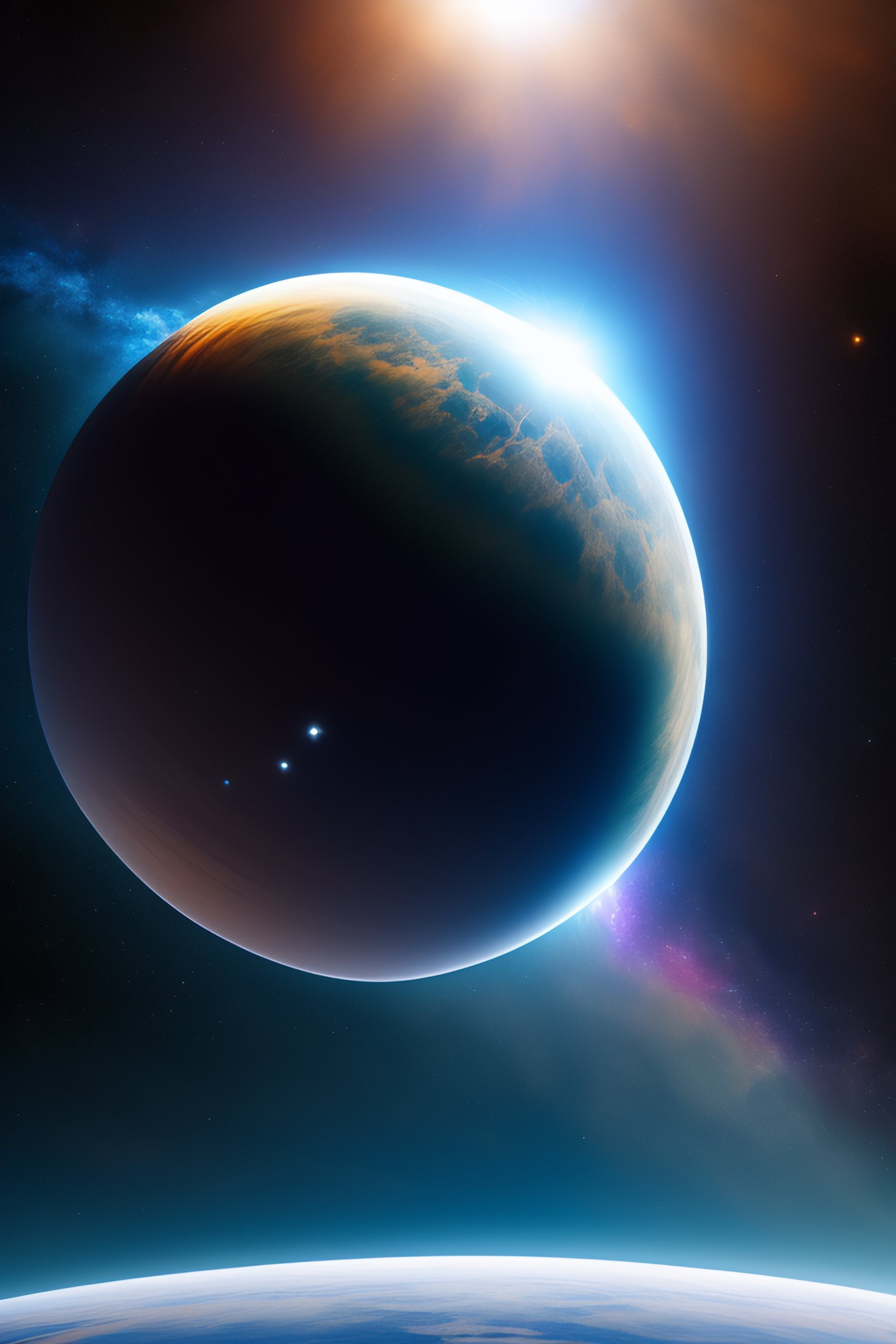 Lexica - A dyson sphere around an alien star